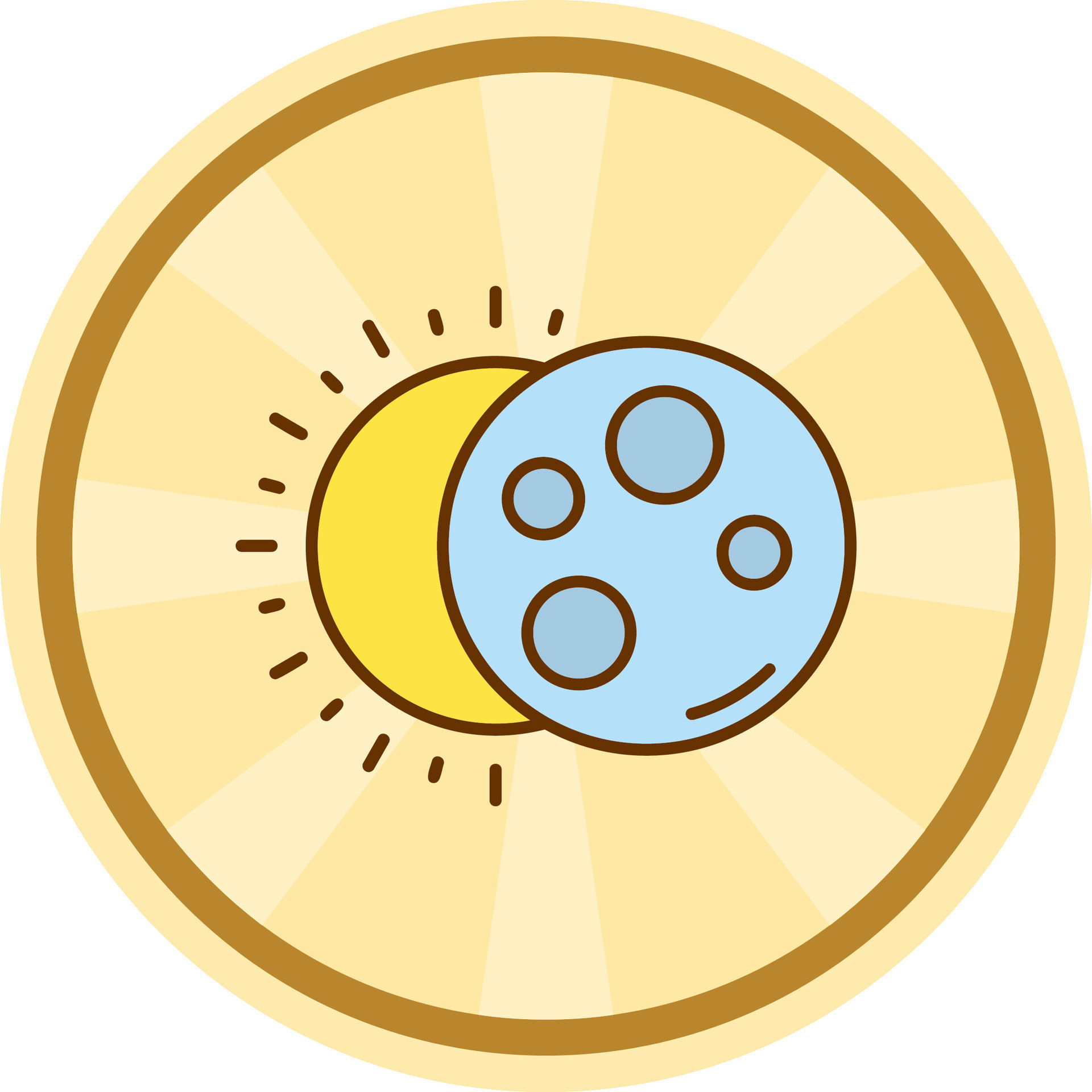 Eclipse Comic circle Icon 38268957 Vector Art at Vecteezy