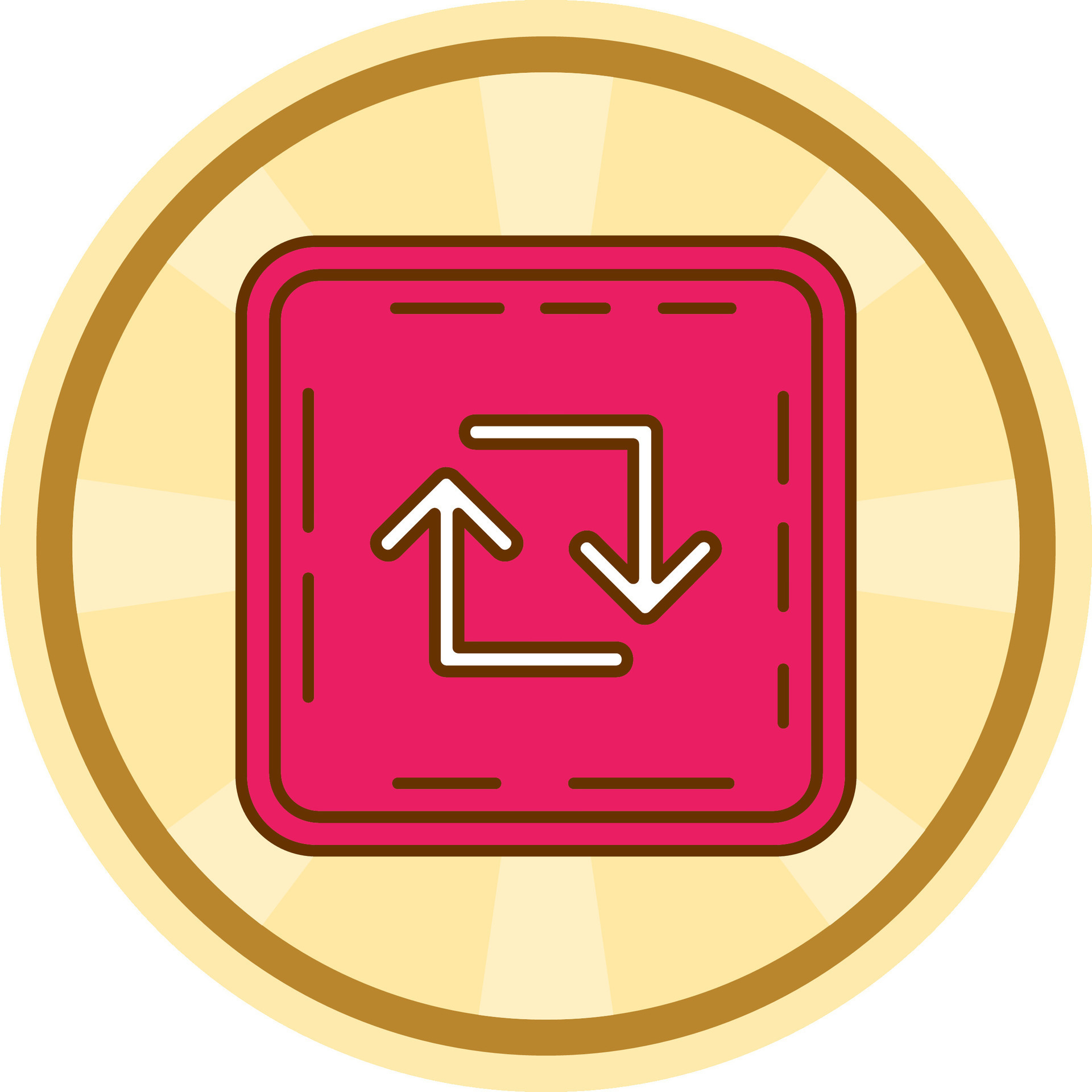 Loop Comic circle Icon 38271253 Vector Art at Vecteezy