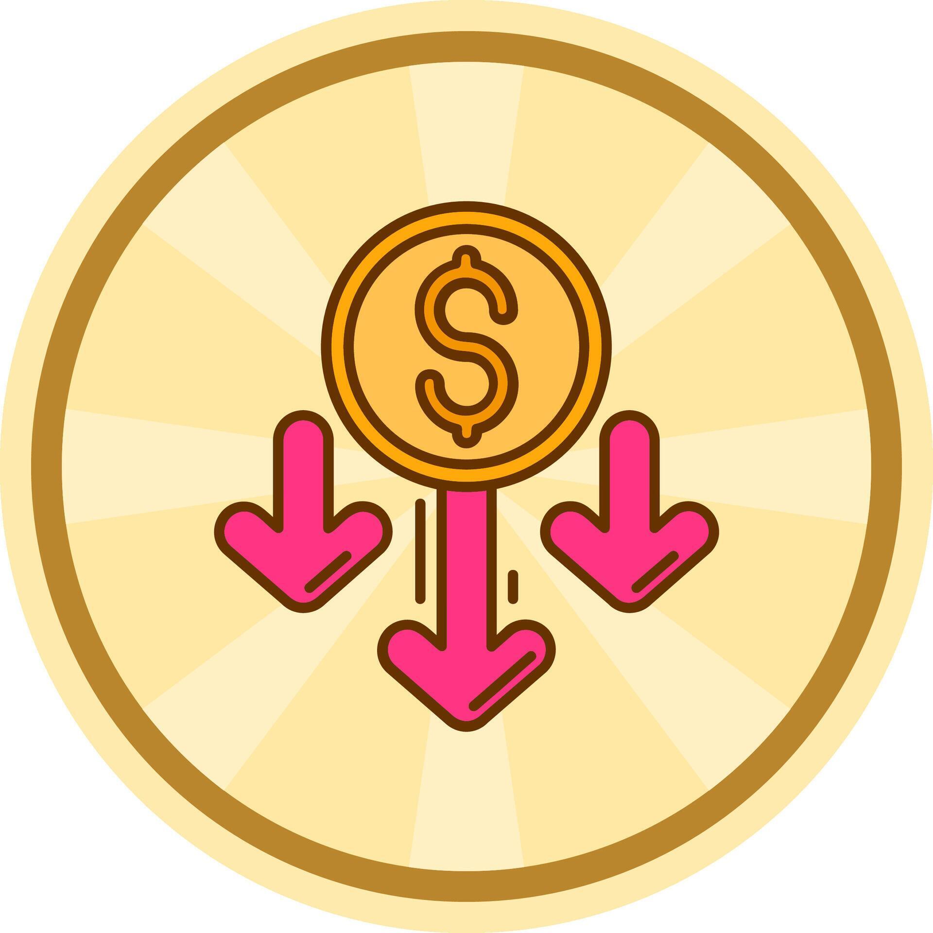 Decrease Comic circle Icon 38275330 Vector Art at Vecteezy