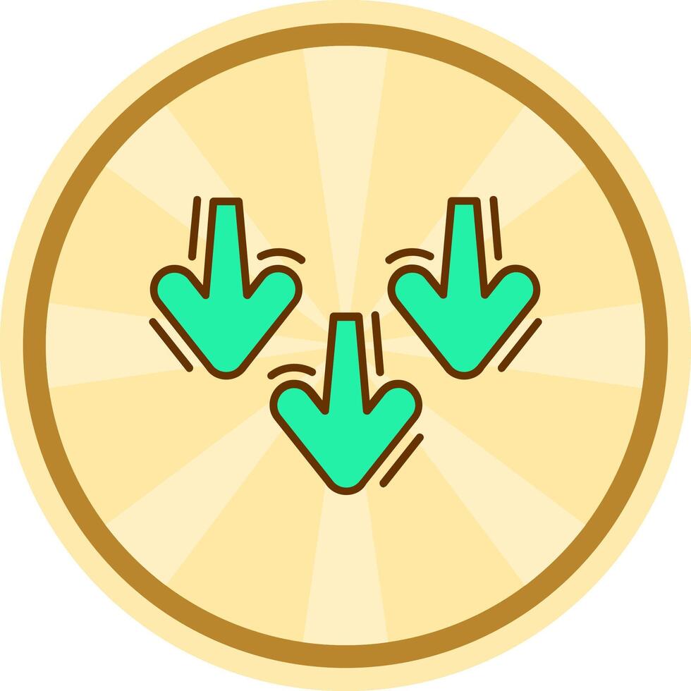 Decrease Comic circle Icon 38275338 Vector Art at Vecteezy