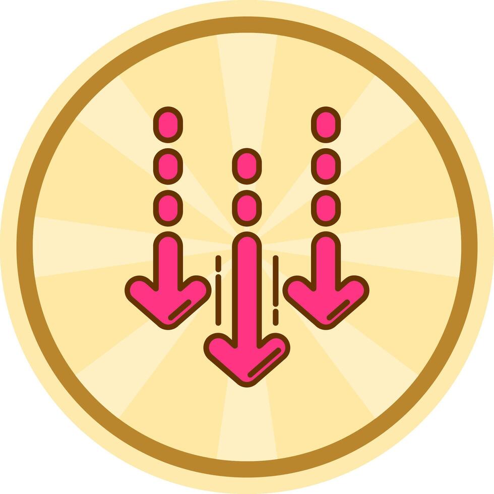 Decrease Comic circle Icon 38275496 Vector Art at Vecteezy