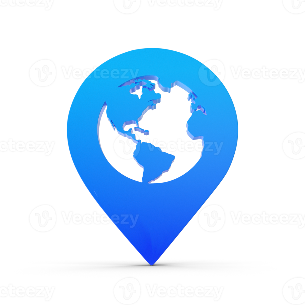 3d Blue Map Pointer Location Map Icon Blue Texture Blue Location Pin Or Navigation Web