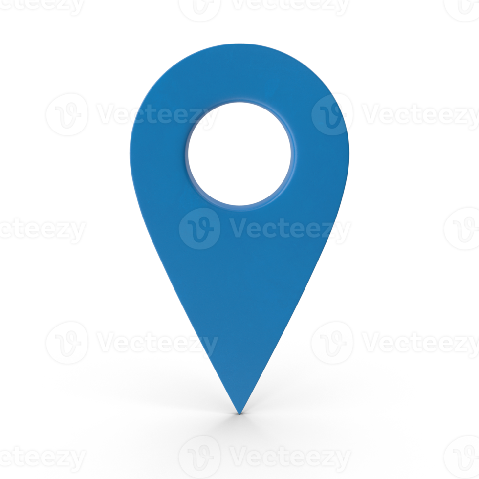 3d Blue Map Pointer Location Map Icon Blue Texture Blue Location Pin Or Navigation Web