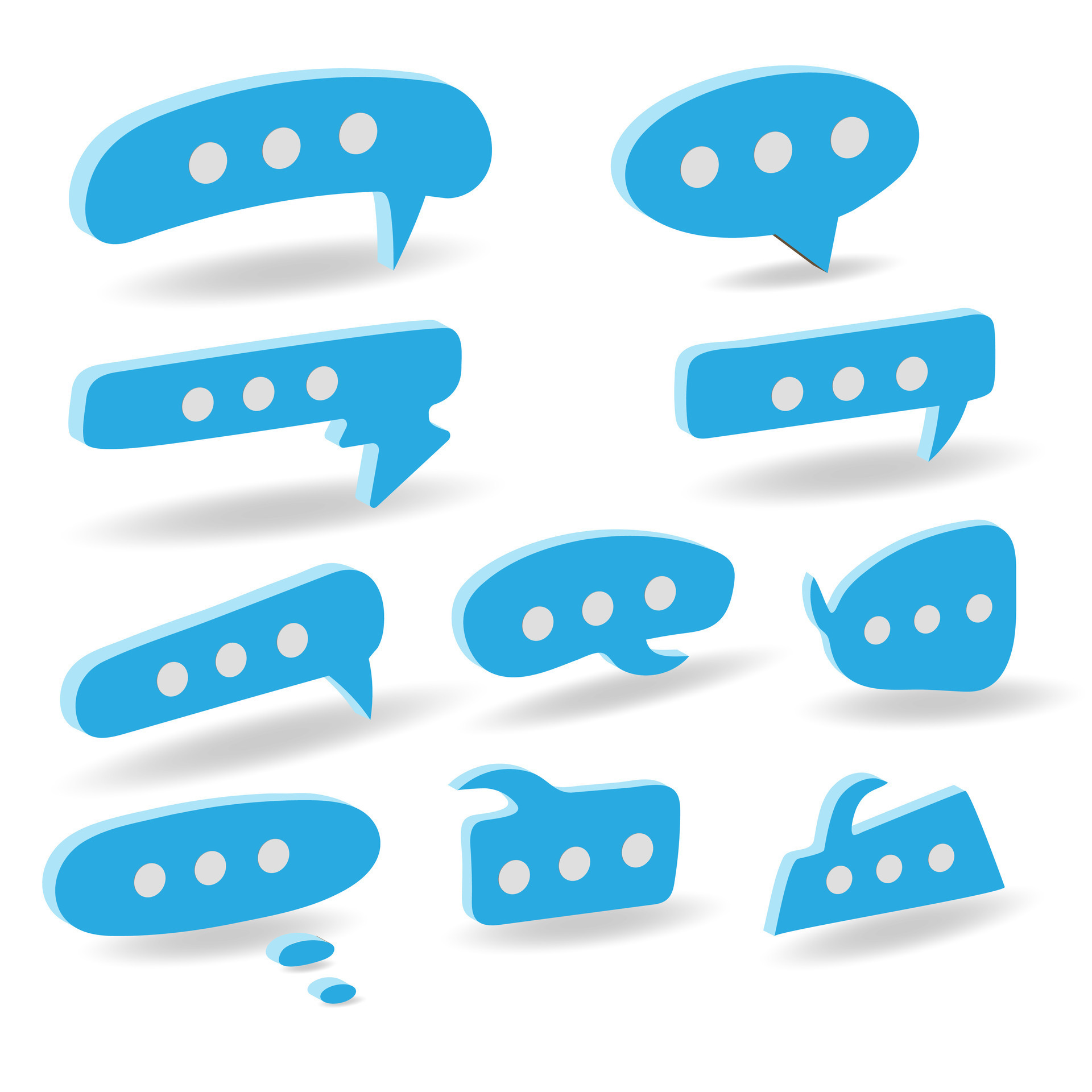 Modern isometric bubble text. 38282604 Vector Art at Vecteezy