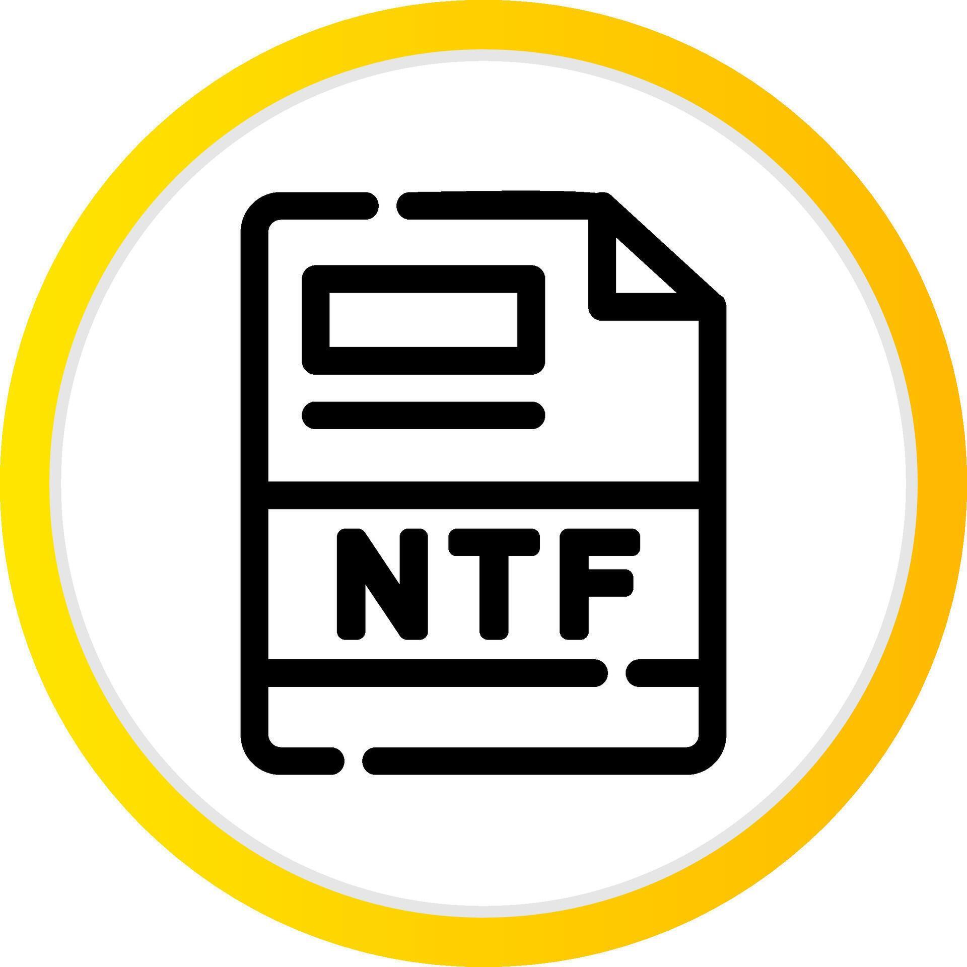 NTF Creative Icon Design 38310095 Vector Art at Vecteezy