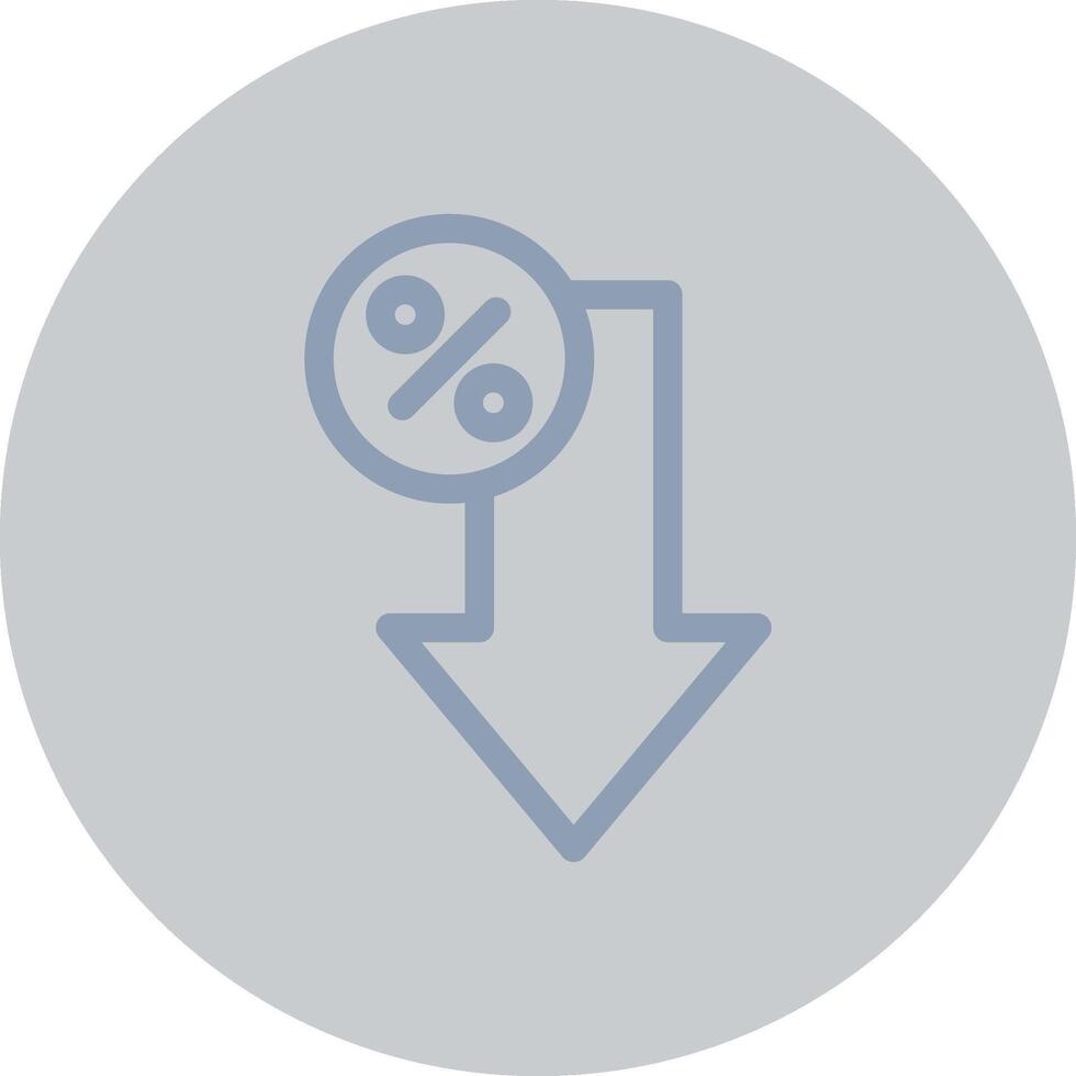 Decrease Creative Icon Design 38320609 Vector Art at Vecteezy