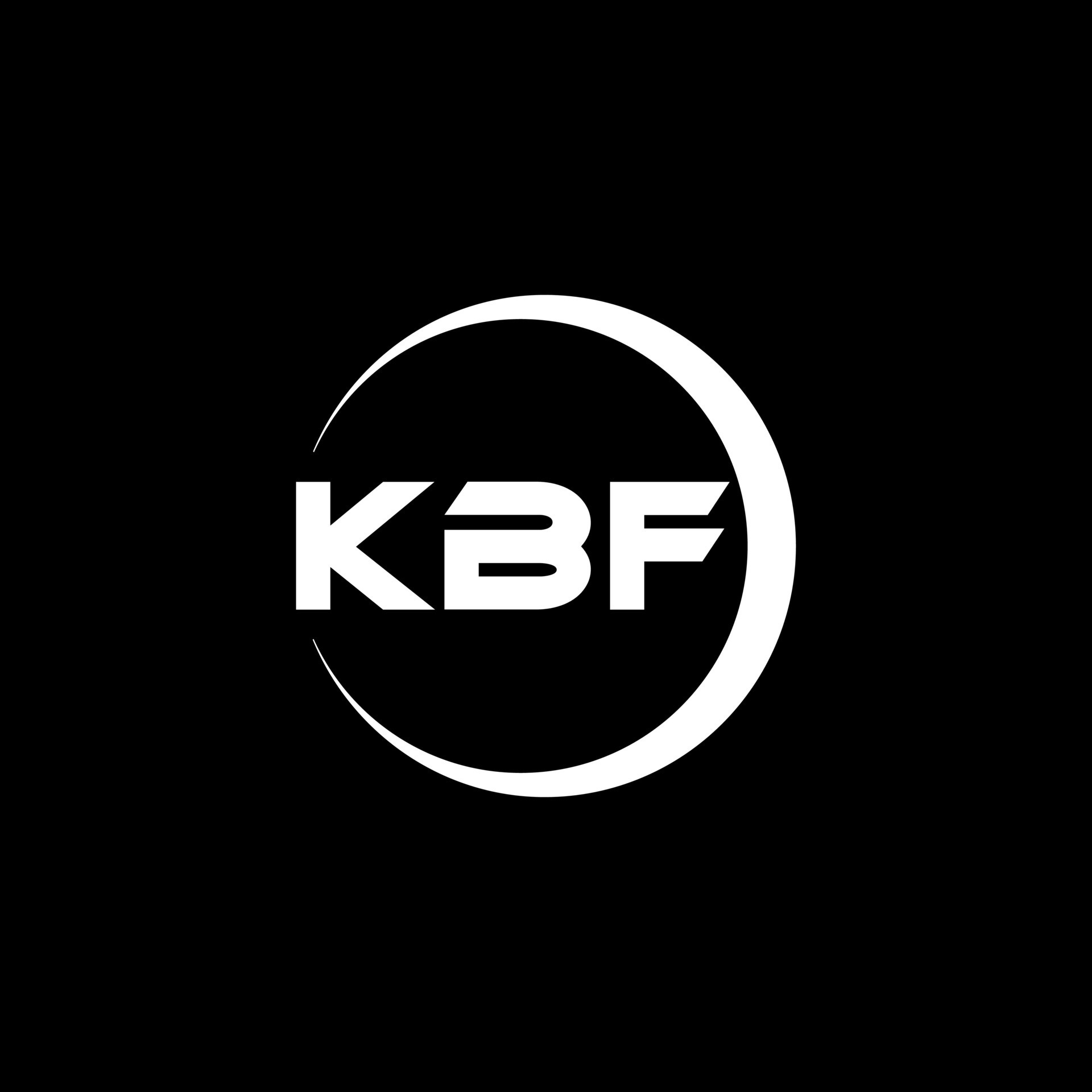 kbf letra logo diseño, inspiración para un único identidad. moderno elegancia y creativo diseño ...