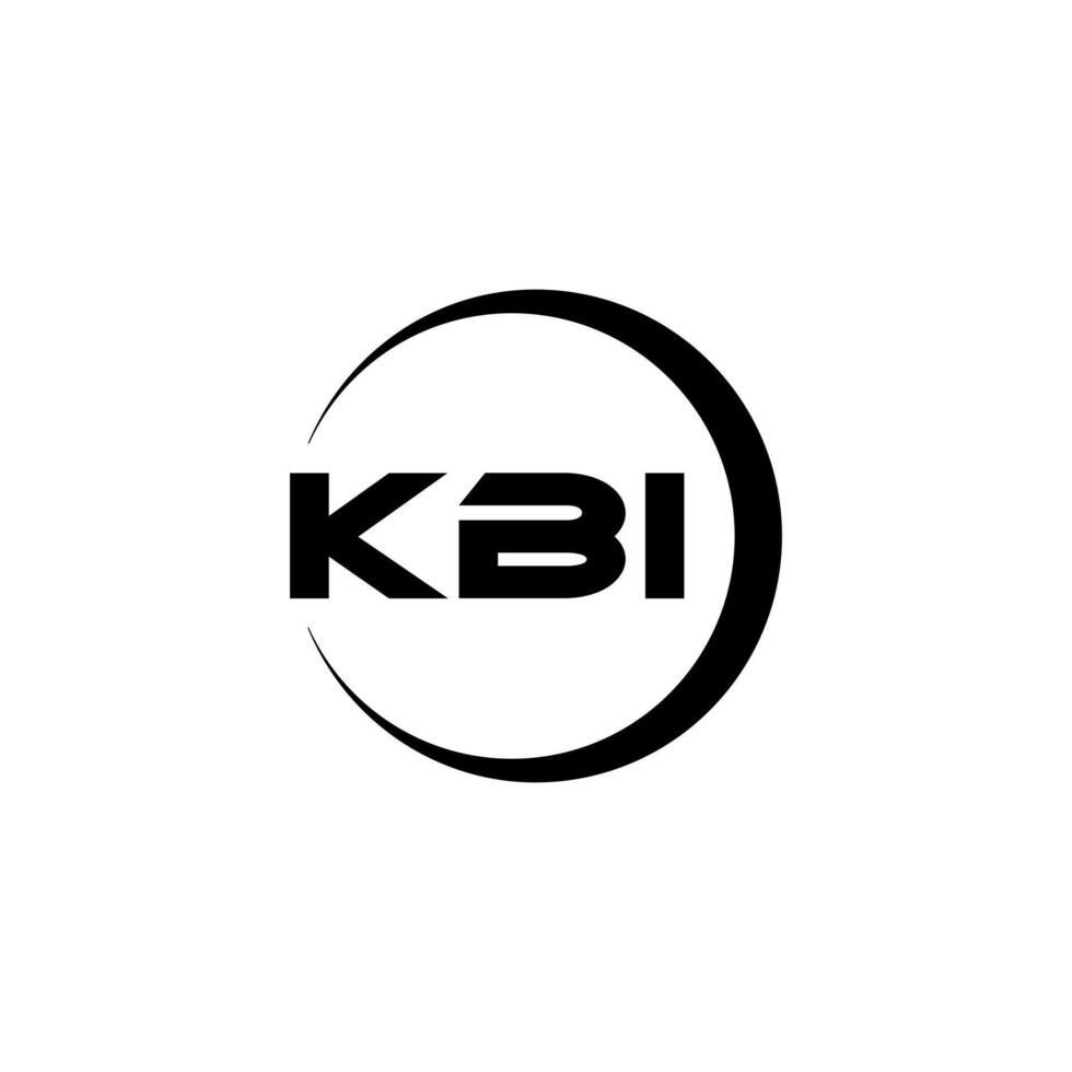 kbi letra logo diseño, inspiración para un único identidad. moderno elegancia y creativo diseño ...