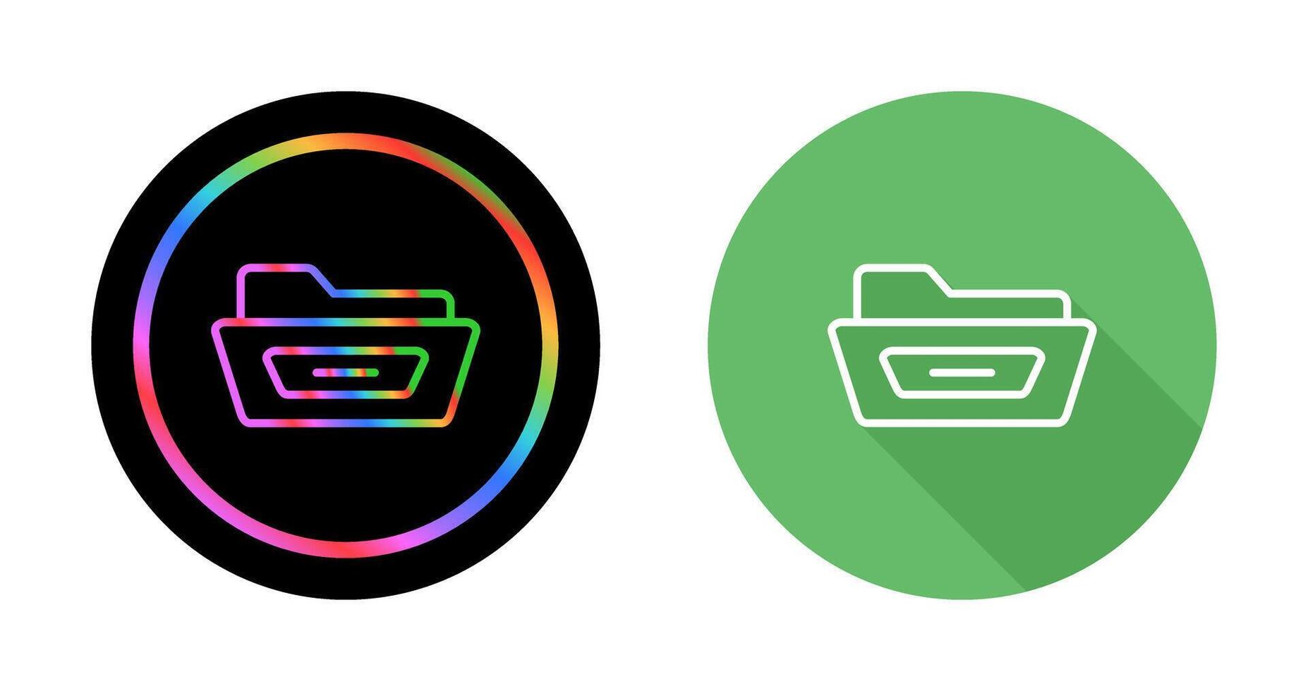 Open File Folder Vector Icon 38342254 Vector Art at Vecteezy