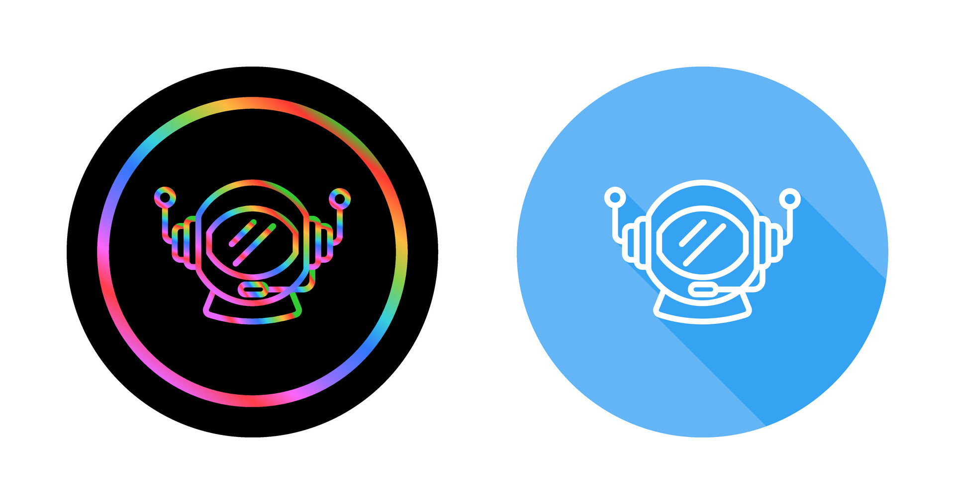 Astronaut Helmet Vector Icon 38342332 Vector Art at Vecteezy