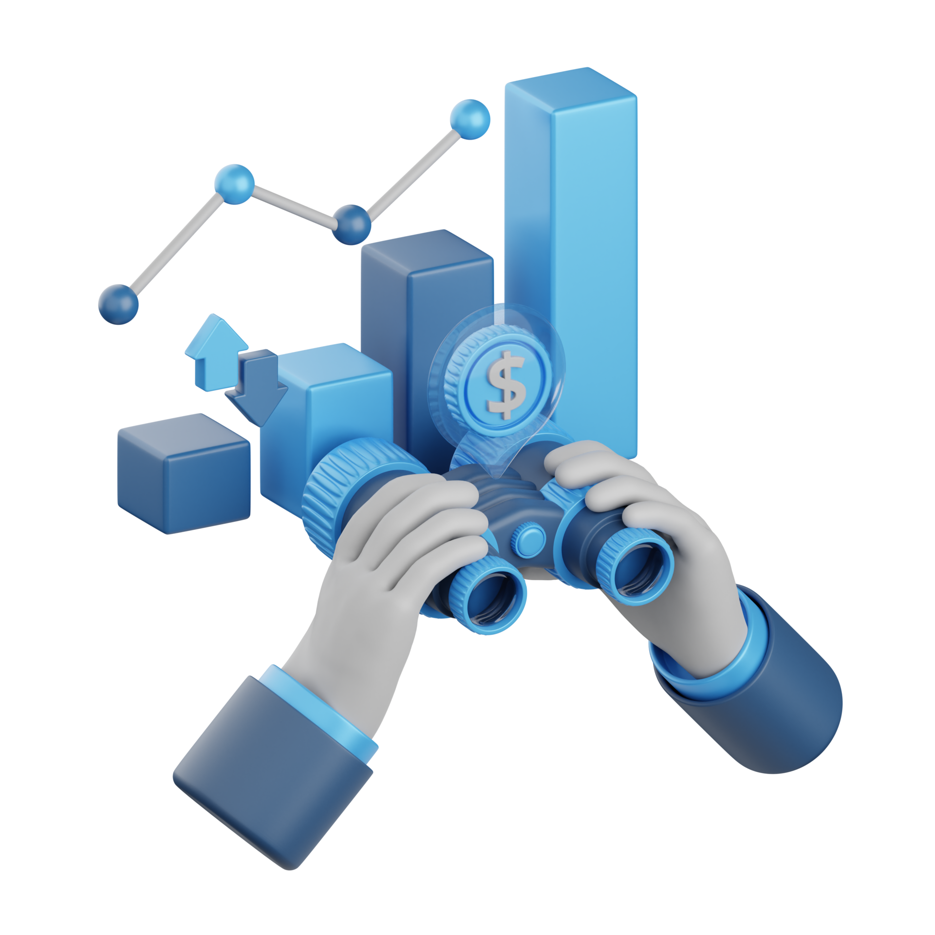 3d Rendering Forecast Analytics Isolated Useful For Business Analytics Money And Finance