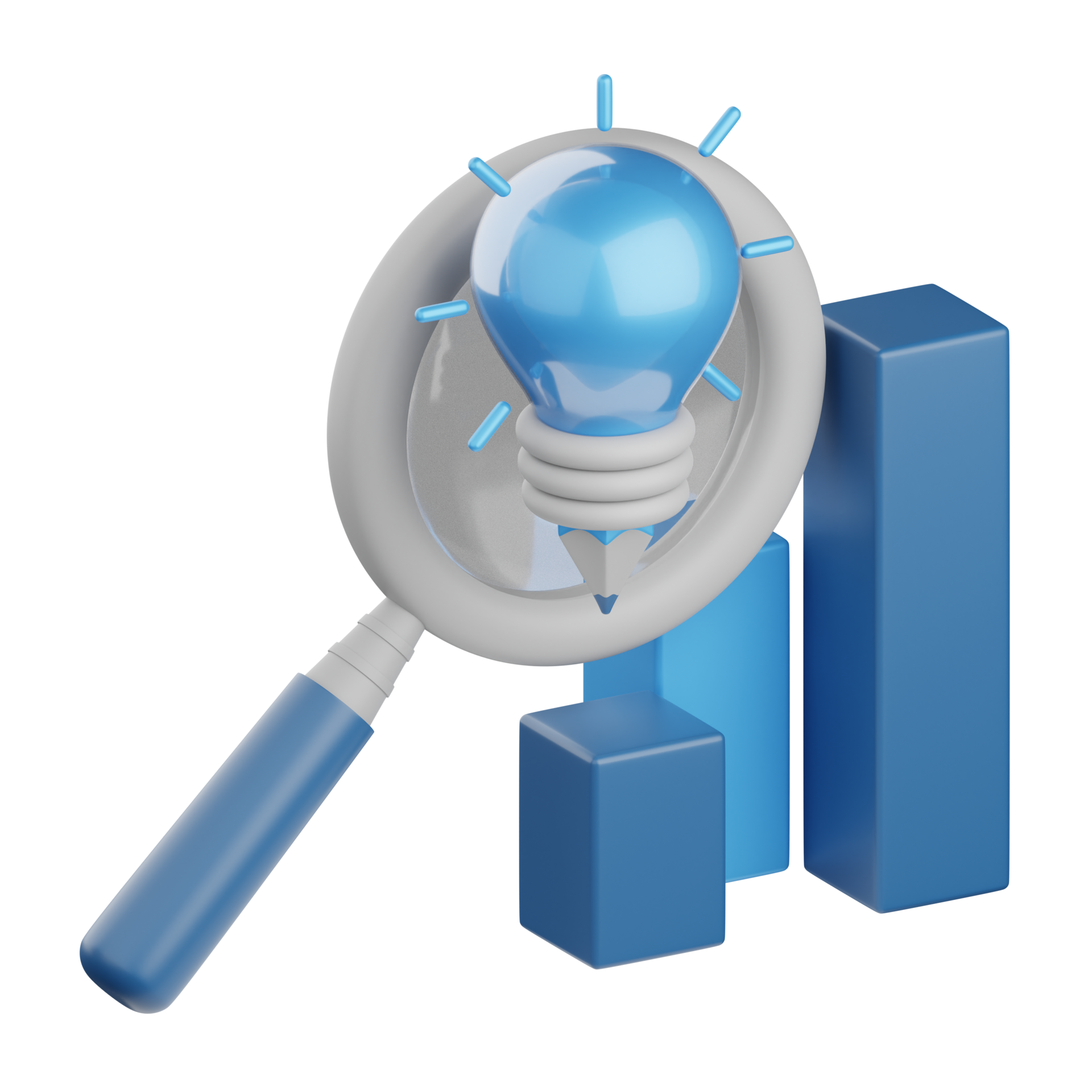 3d Rendering Insight Isolated Useful For Business Analytics Web Money And Finance Design