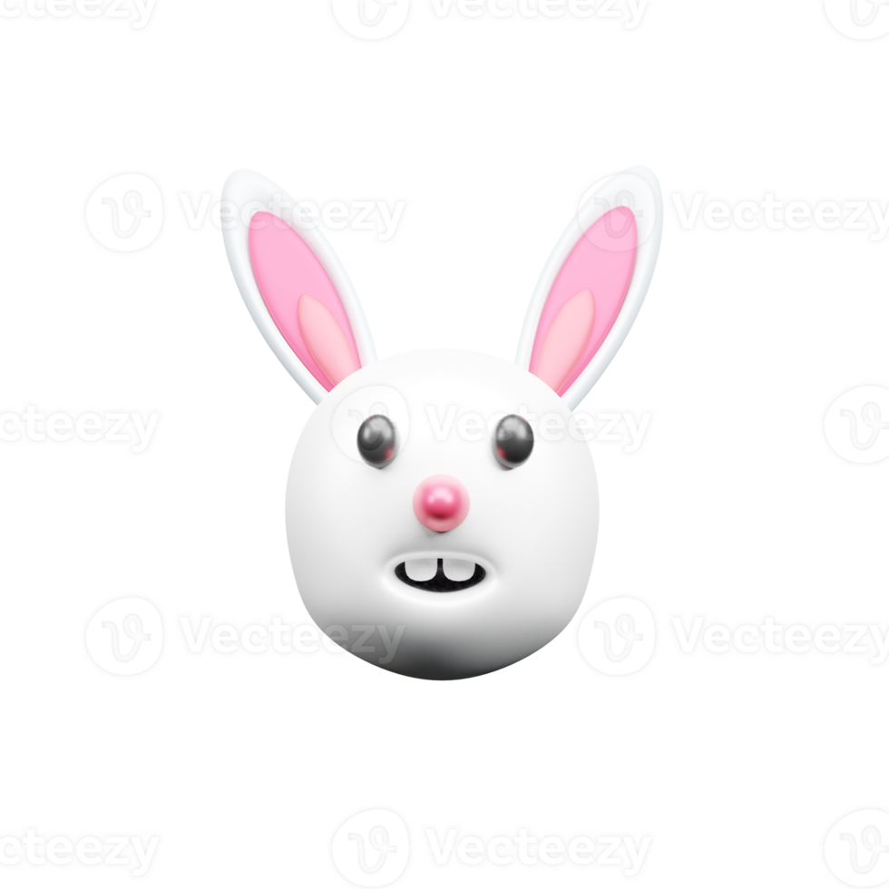 Bunny 3d Icon Illustration Or Easter Bunny 3d Illustration 38357236 Png