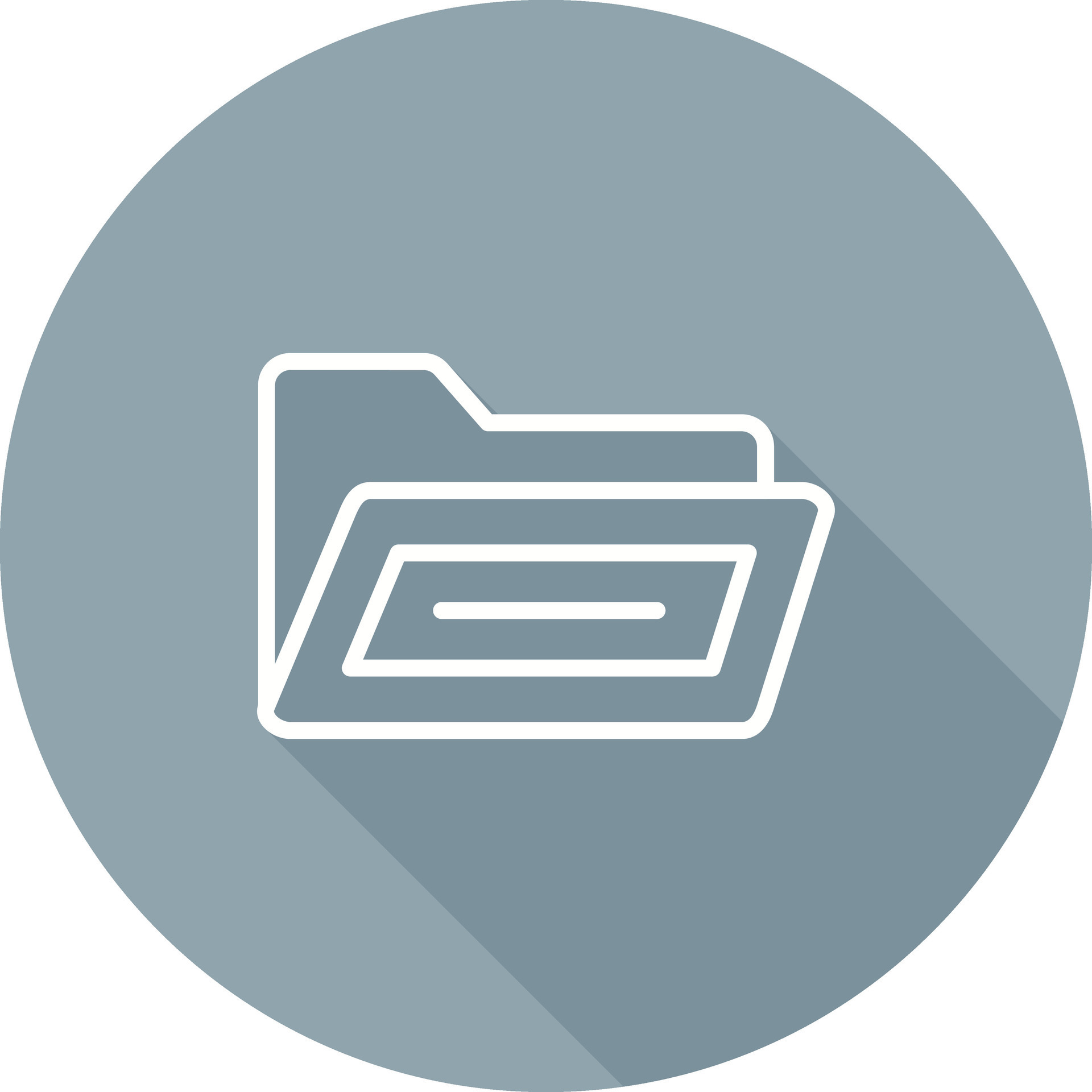 Open File Folder Vector Icon 38362078 Vector Art at Vecteezy