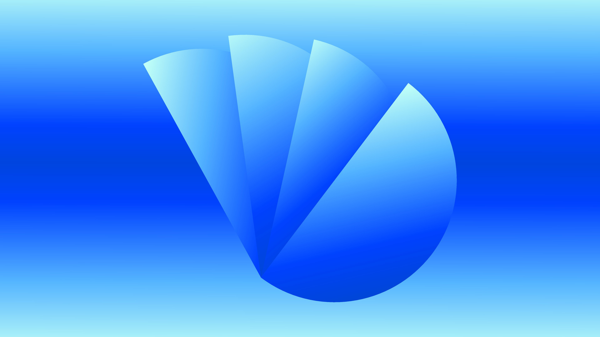 Abstract Background Elegant Gradient Mesh Blue Smooth Liquid Colorful