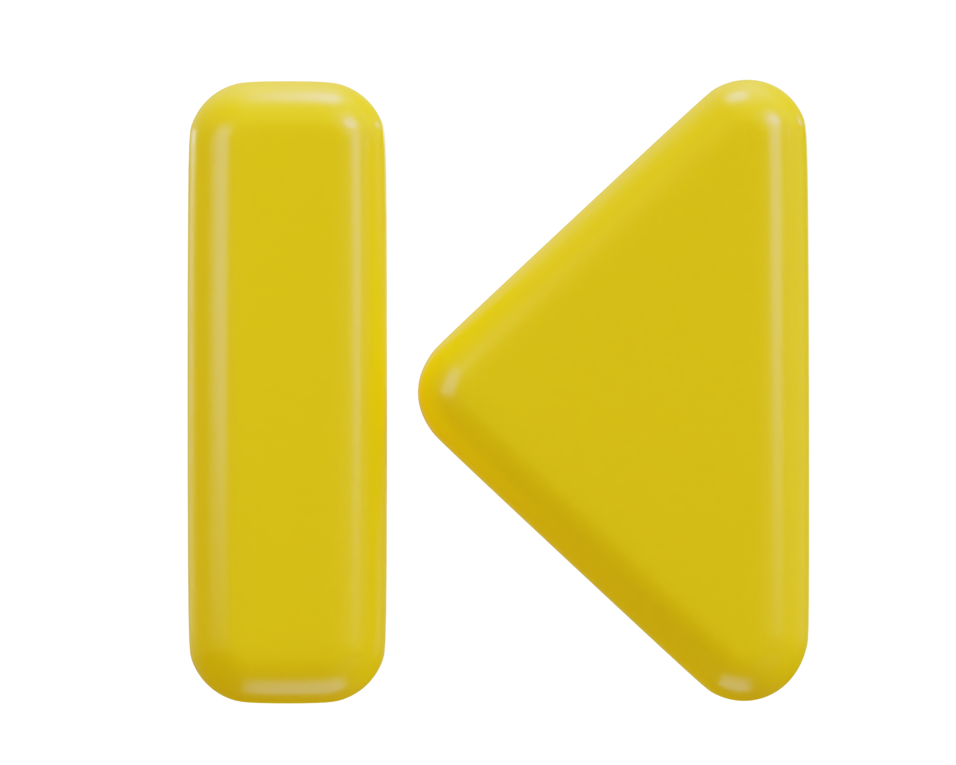 Skip Previous Music Player Button 3d Icon 38362945 Png