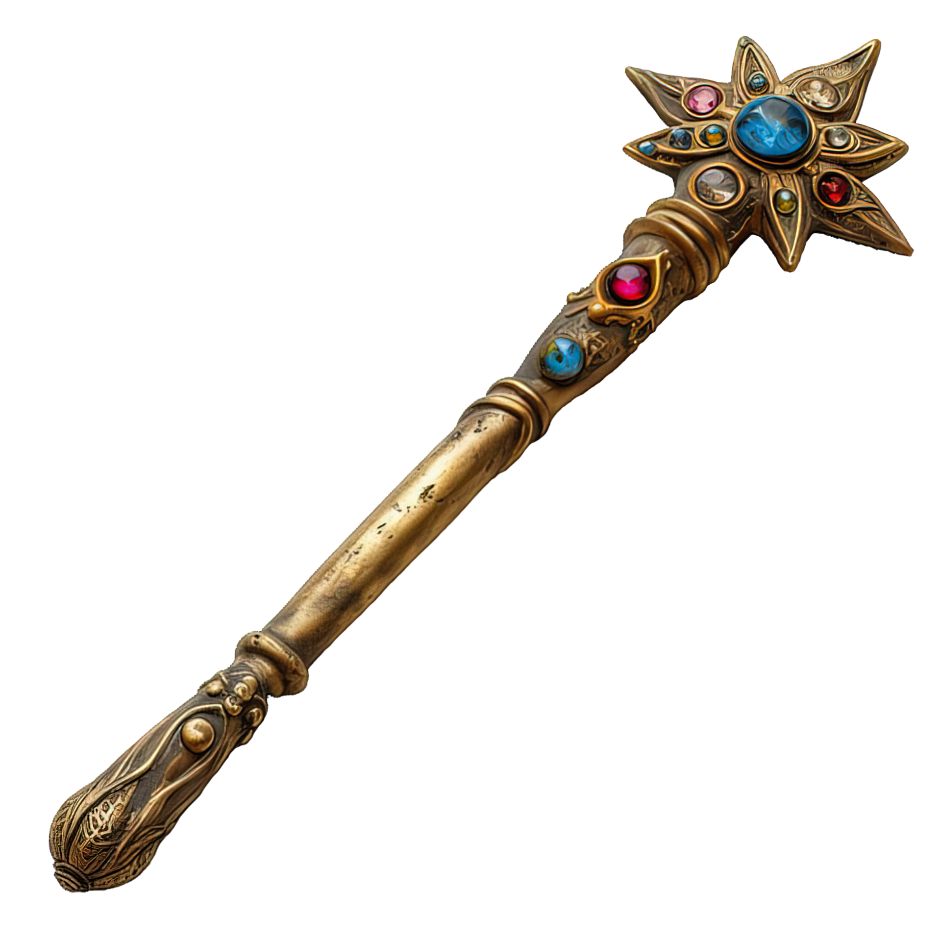AI generated star fairy magic wand isolated on transparent background ,generative ai 38362962 PNG