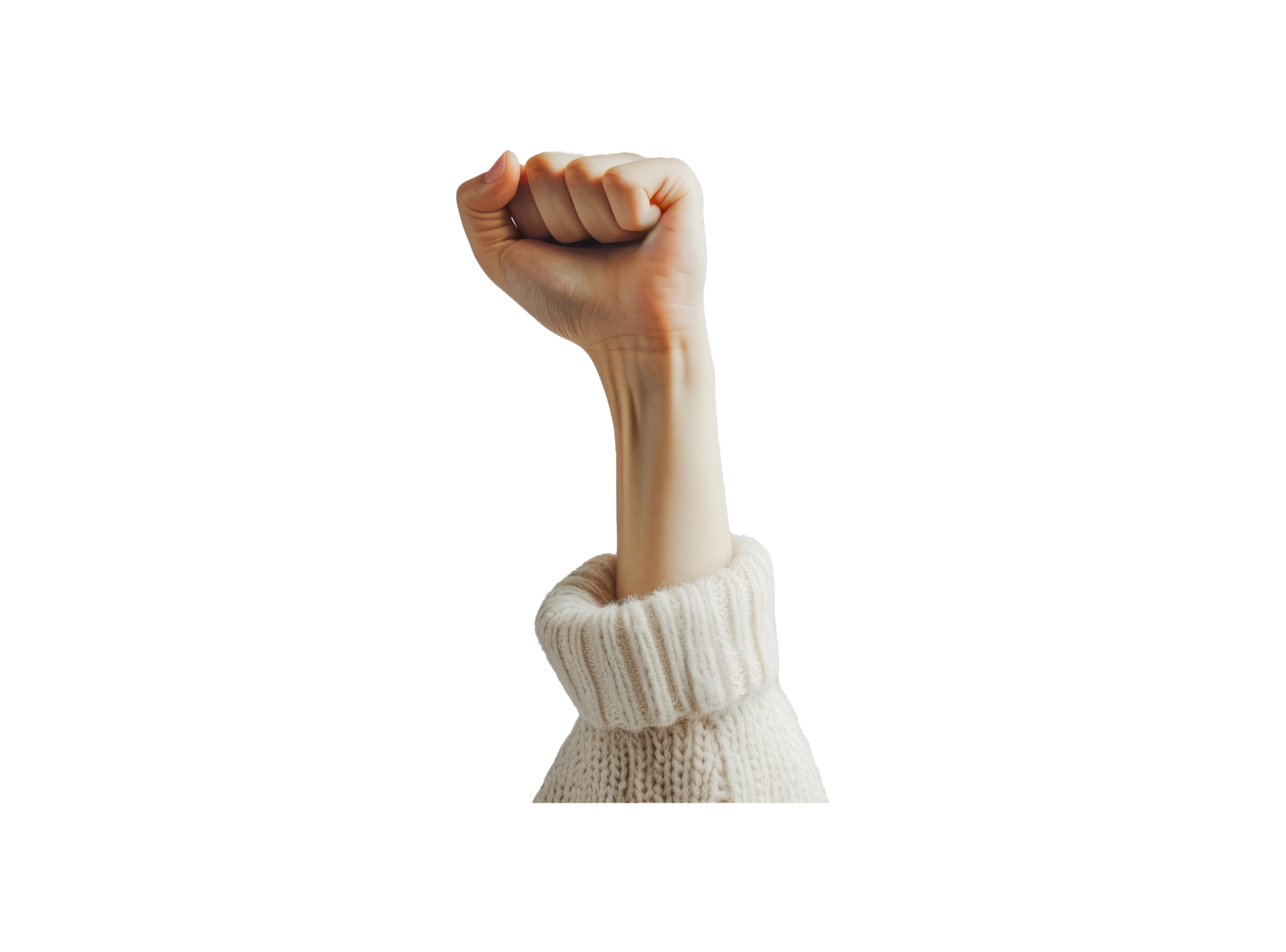 Ai Generated Winner Woman Fist Pump 38368500 Png