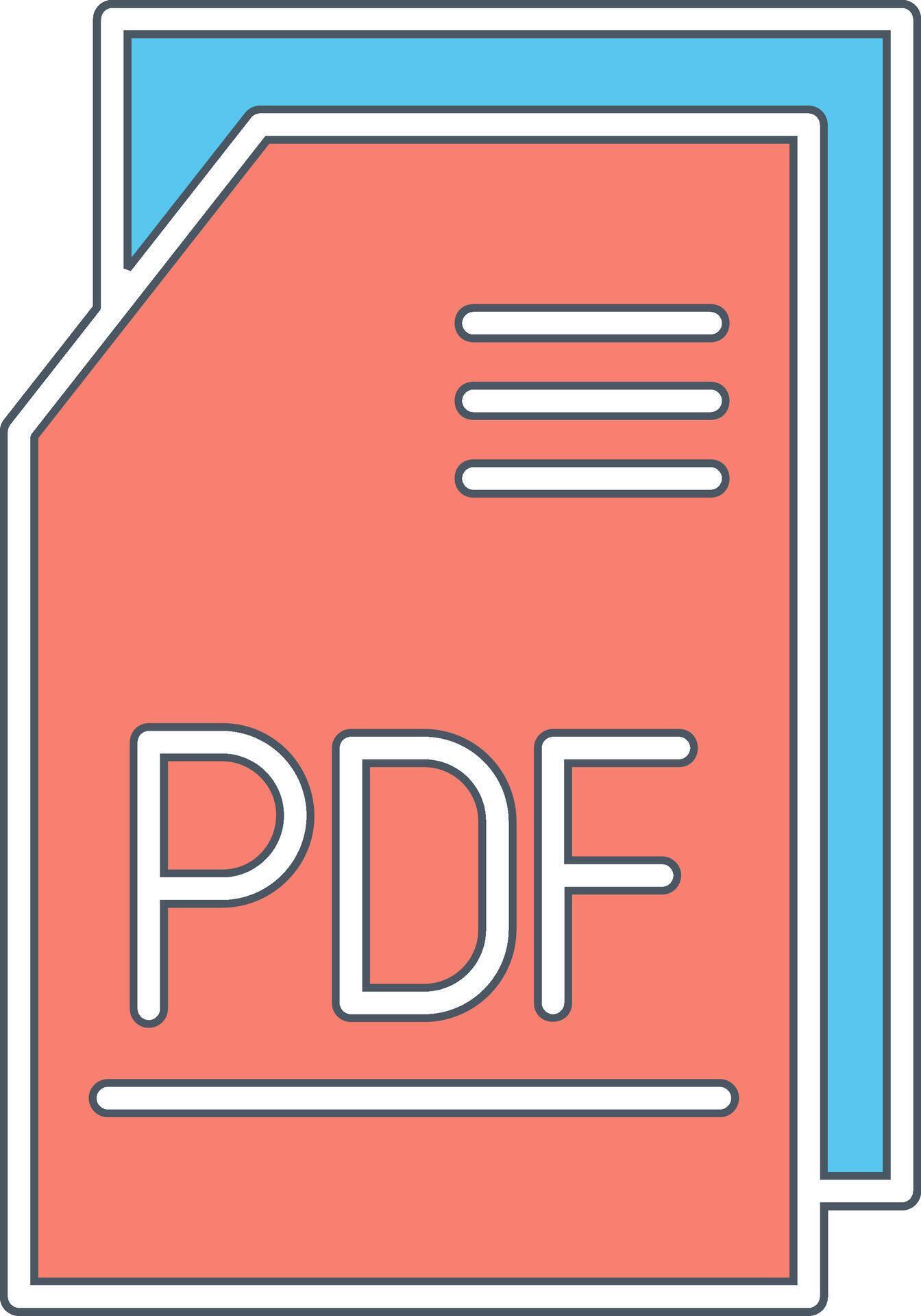 Pdf File Vector Icon 38373883 Vector Art at Vecteezy