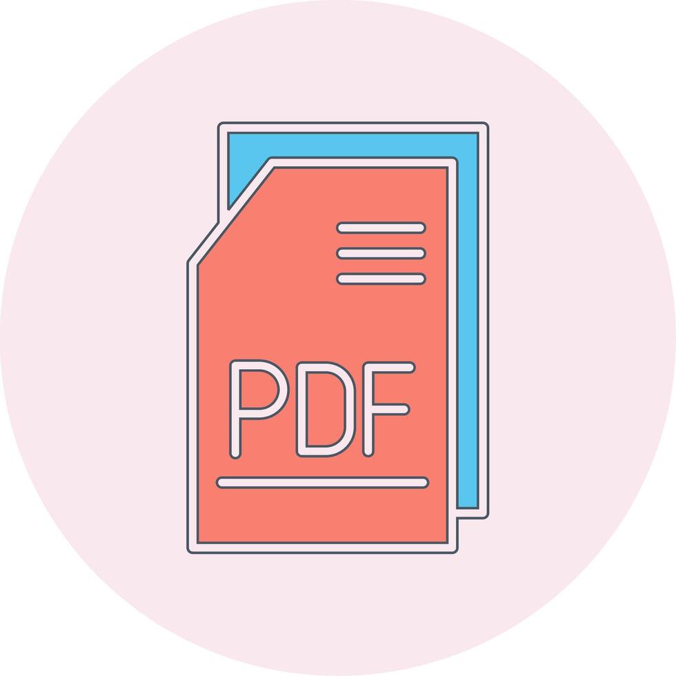 Pdf File Vector Icon 38373957 Vector Art at Vecteezy