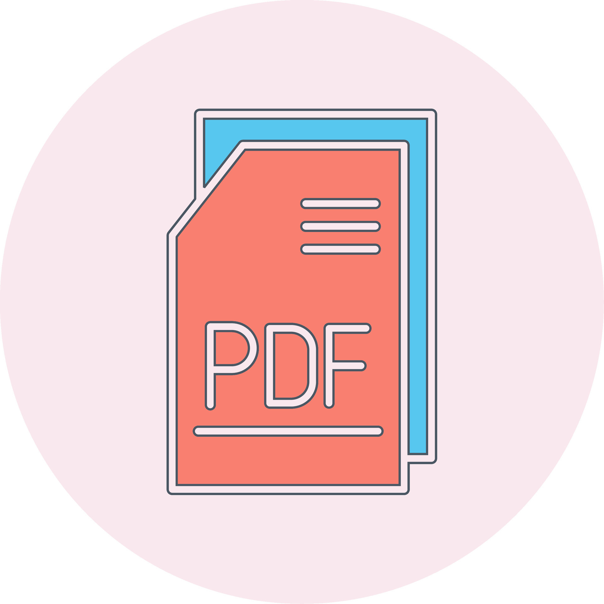 Pdf File Vector Icon 38373957 Vector Art at Vecteezy