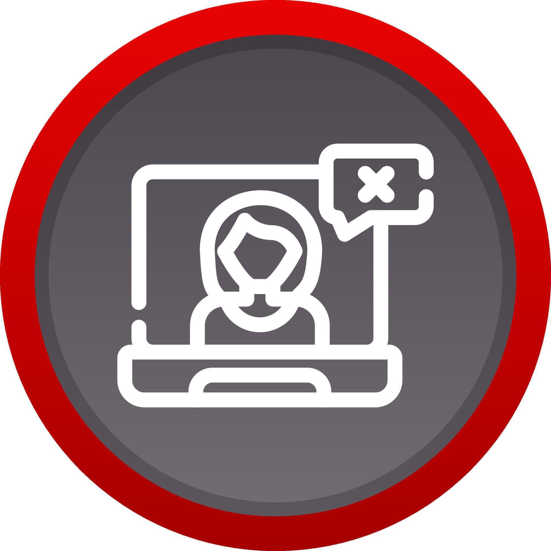 Wrong User Creative Icon Design 38399708 Vector Art at Vecteezy