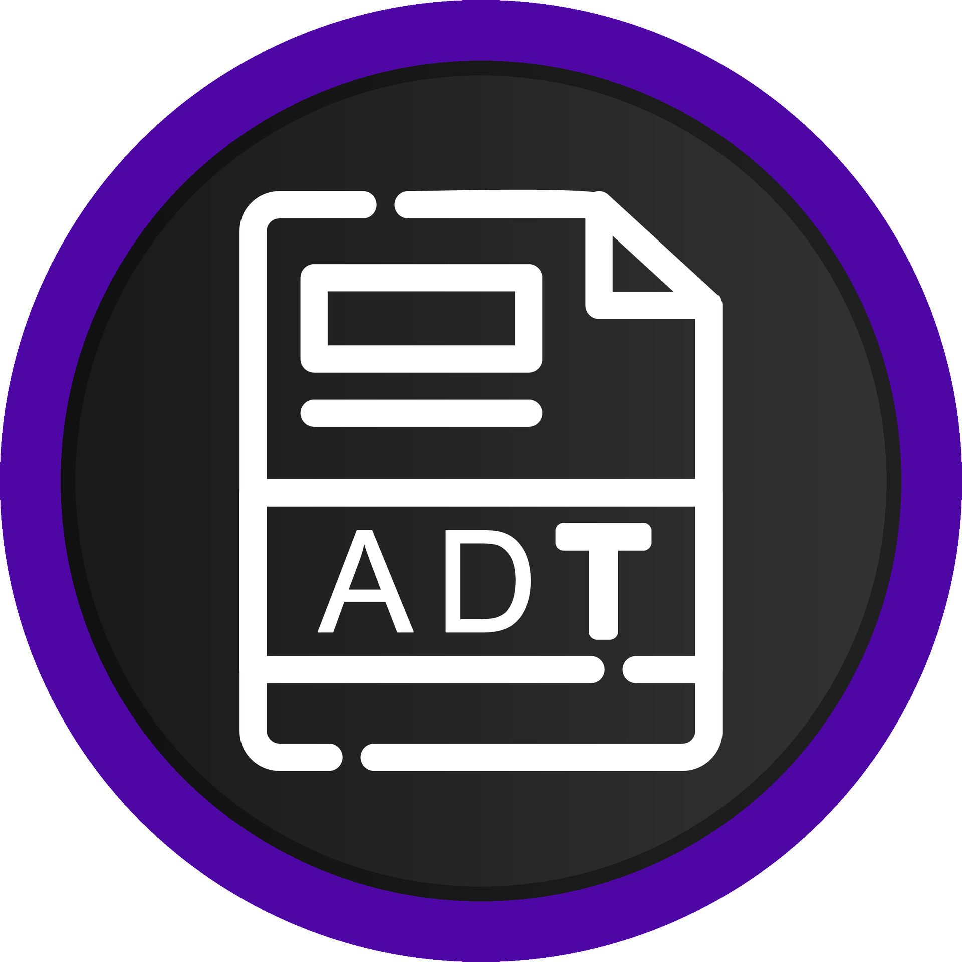 Adt Creative Icon Design 38411489 Vector Art At Vecteezy
