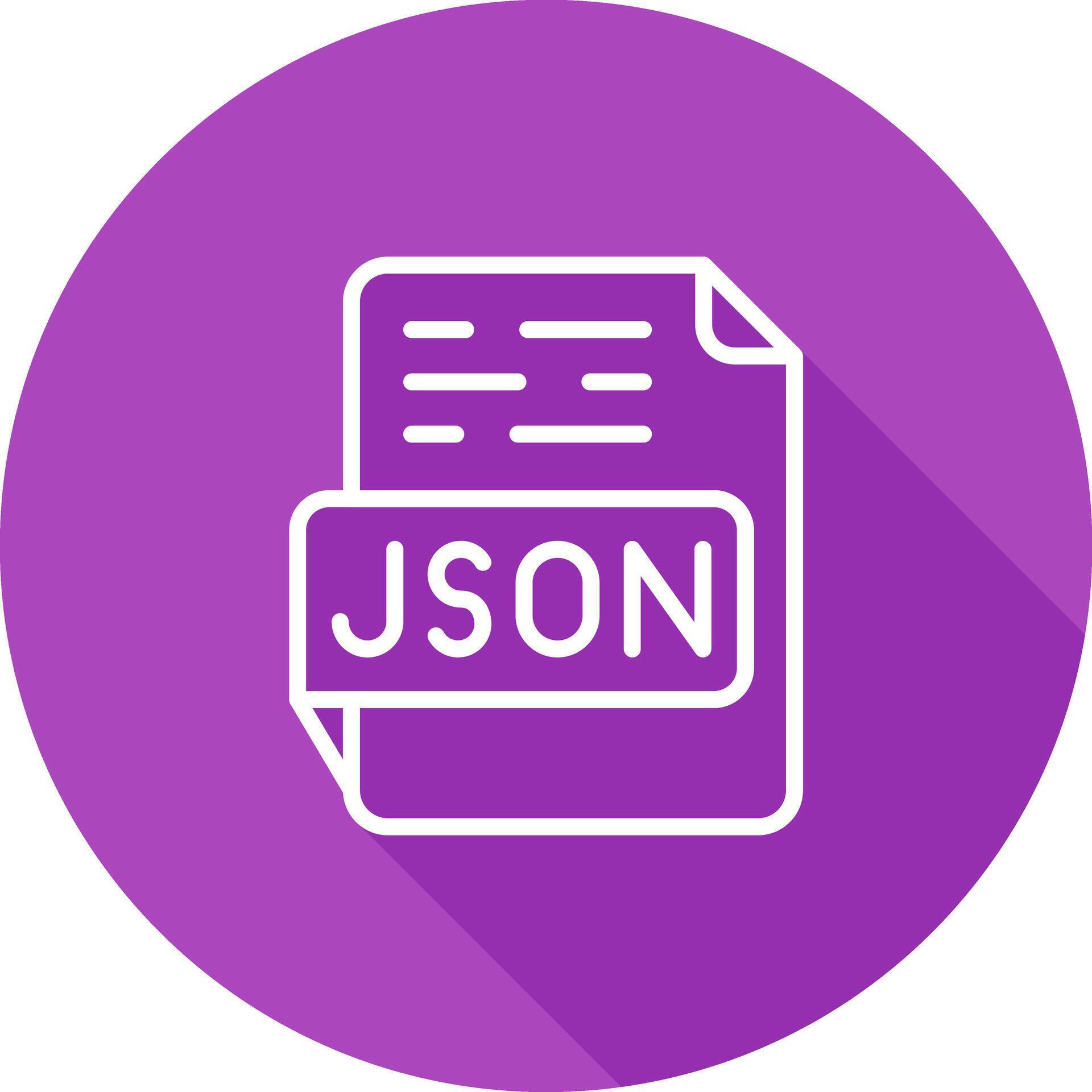 JSON Vector Icon 38442464 Vector Art at Vecteezy