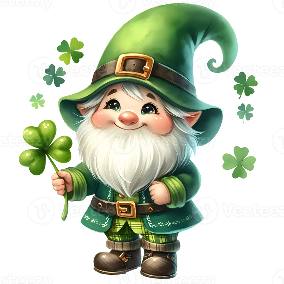 Ai Generated St Patricks Day Leprechaun Illustration Of A Green