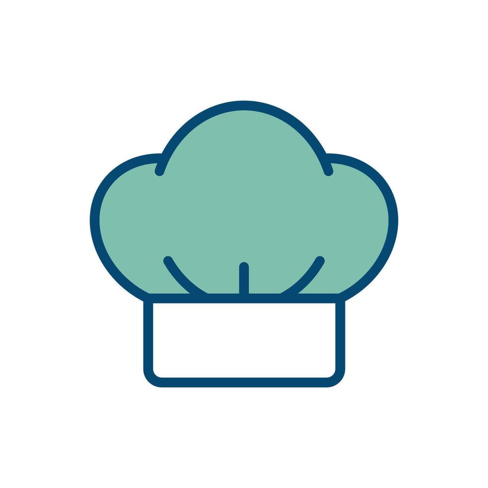 chef hat icon vector design template in white background 38480600 ...
