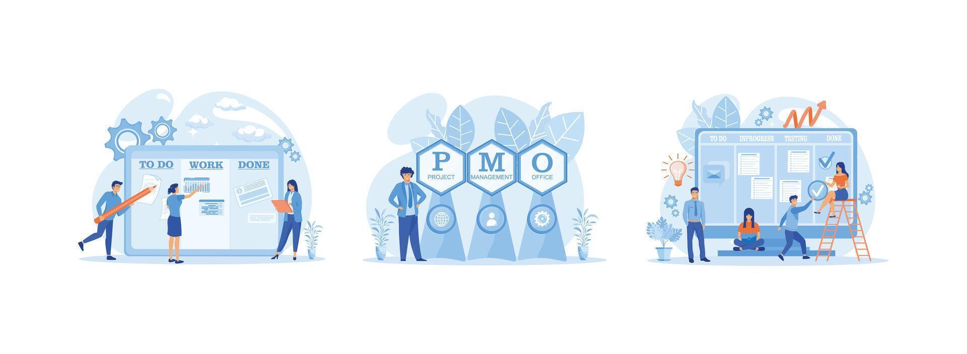 agile project management concept, business concept background, agile ...