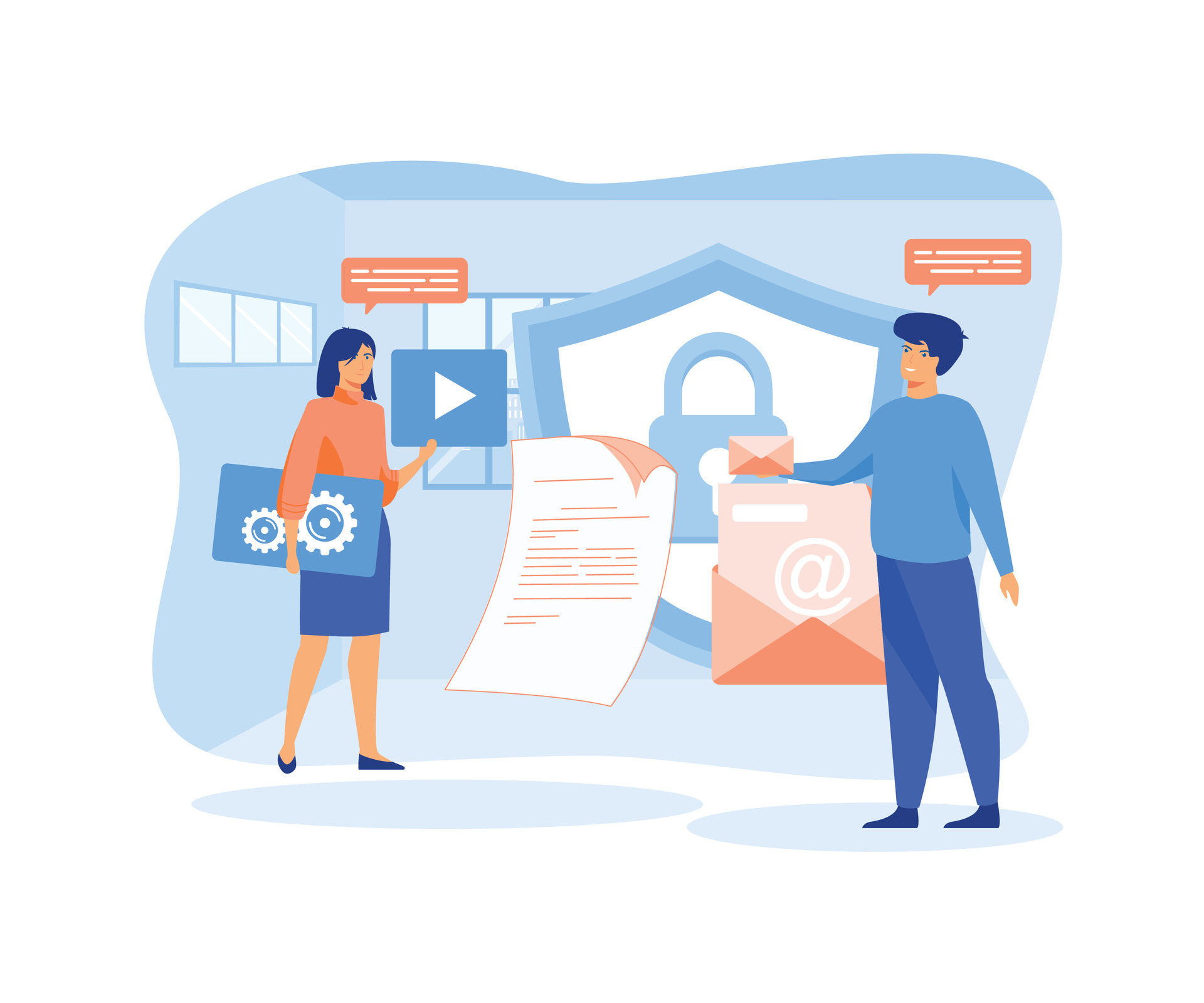 Data protection concept. Safety and confidential data protection ... Data protection concept. Safety and confidential data protection ...