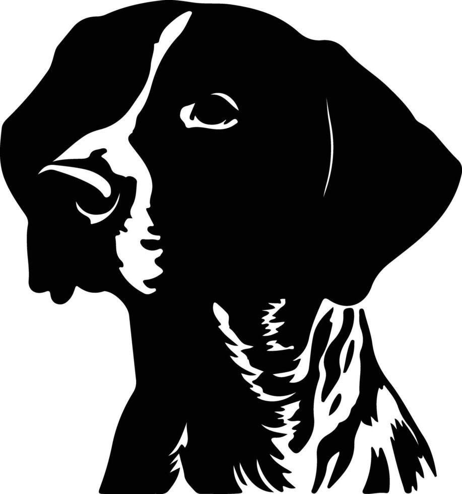 German Shorthaired Pointer silhouette portrait 38487041 Vector Art at ... German Shorthaired Pointer silhouette portrait 38487041 Vector Art at ...