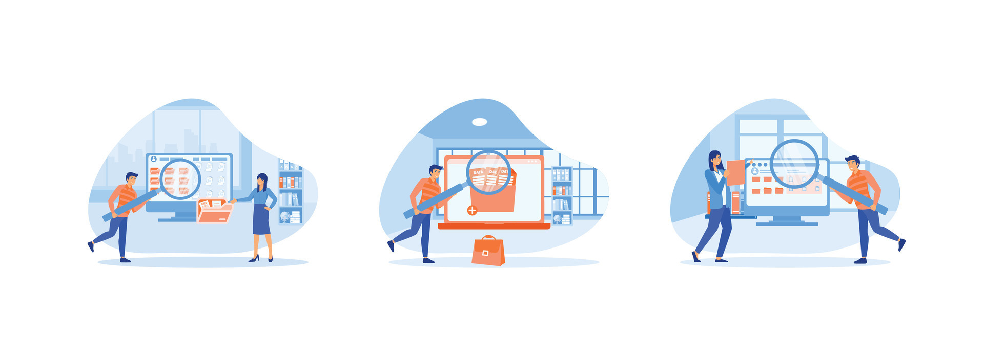 Cloud Computing Concept Data Center File Management Storage And Indexing Of Information