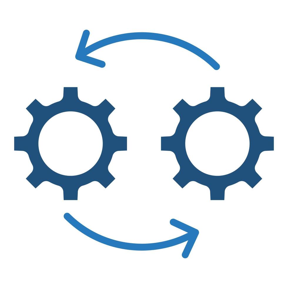 Process Optimization Icon Line Vector Illustration 38493461 Vector Art