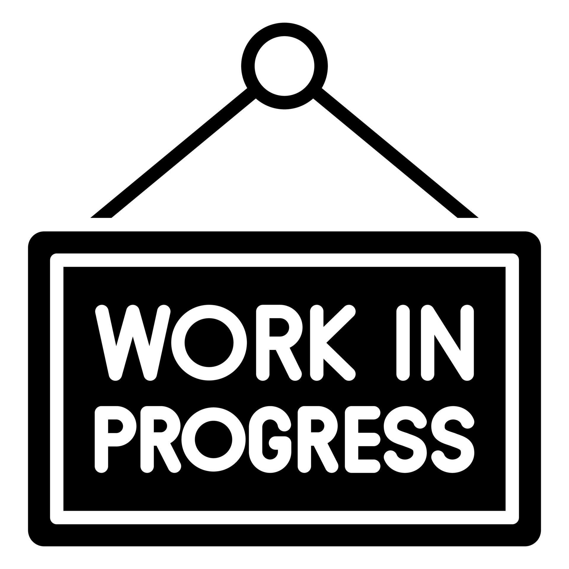 Work in Progress icon line vector illustration 38493467 Vector Art at Vecteezy