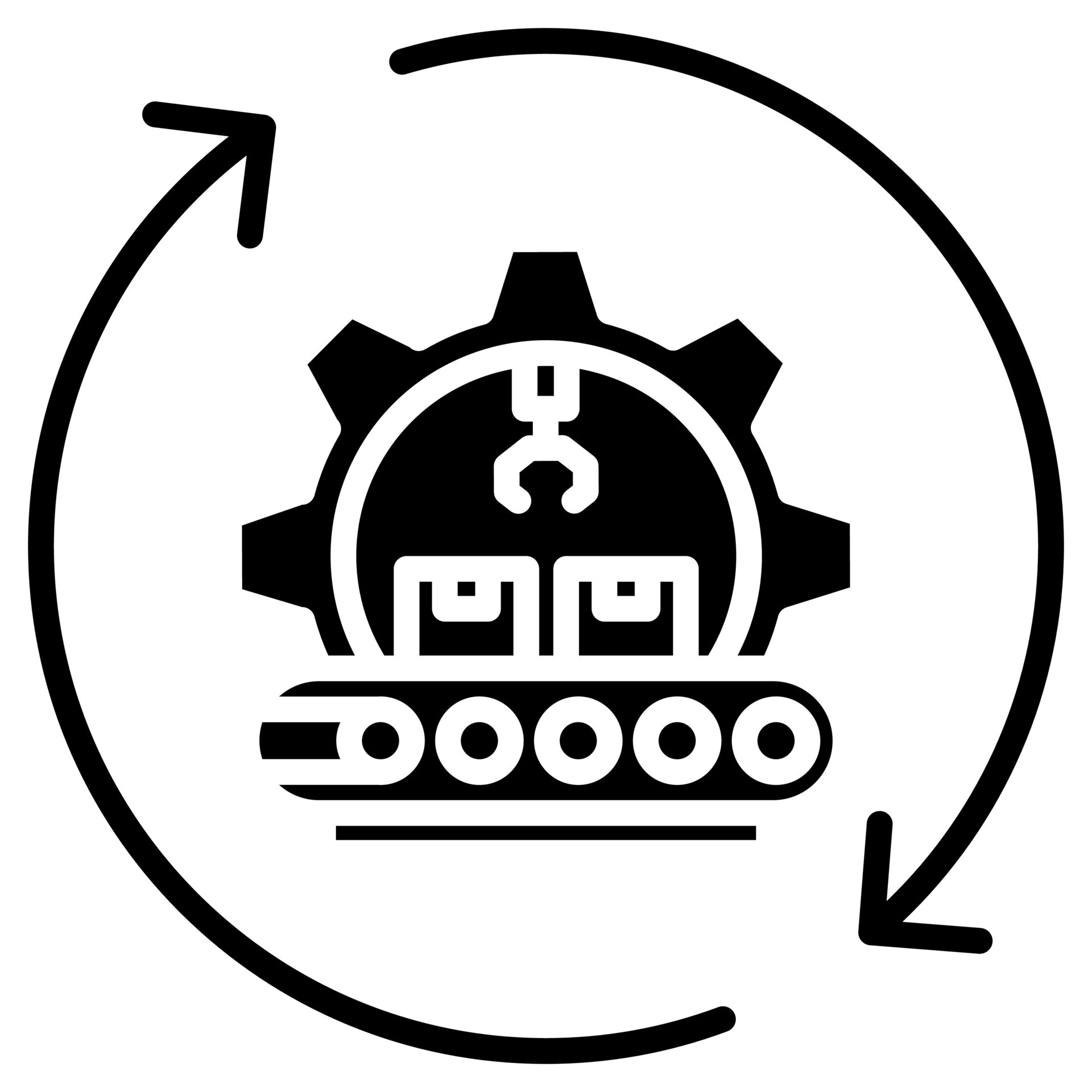 Lean Manufacturing icon line vector illustration 38493549 Vector Art at ...