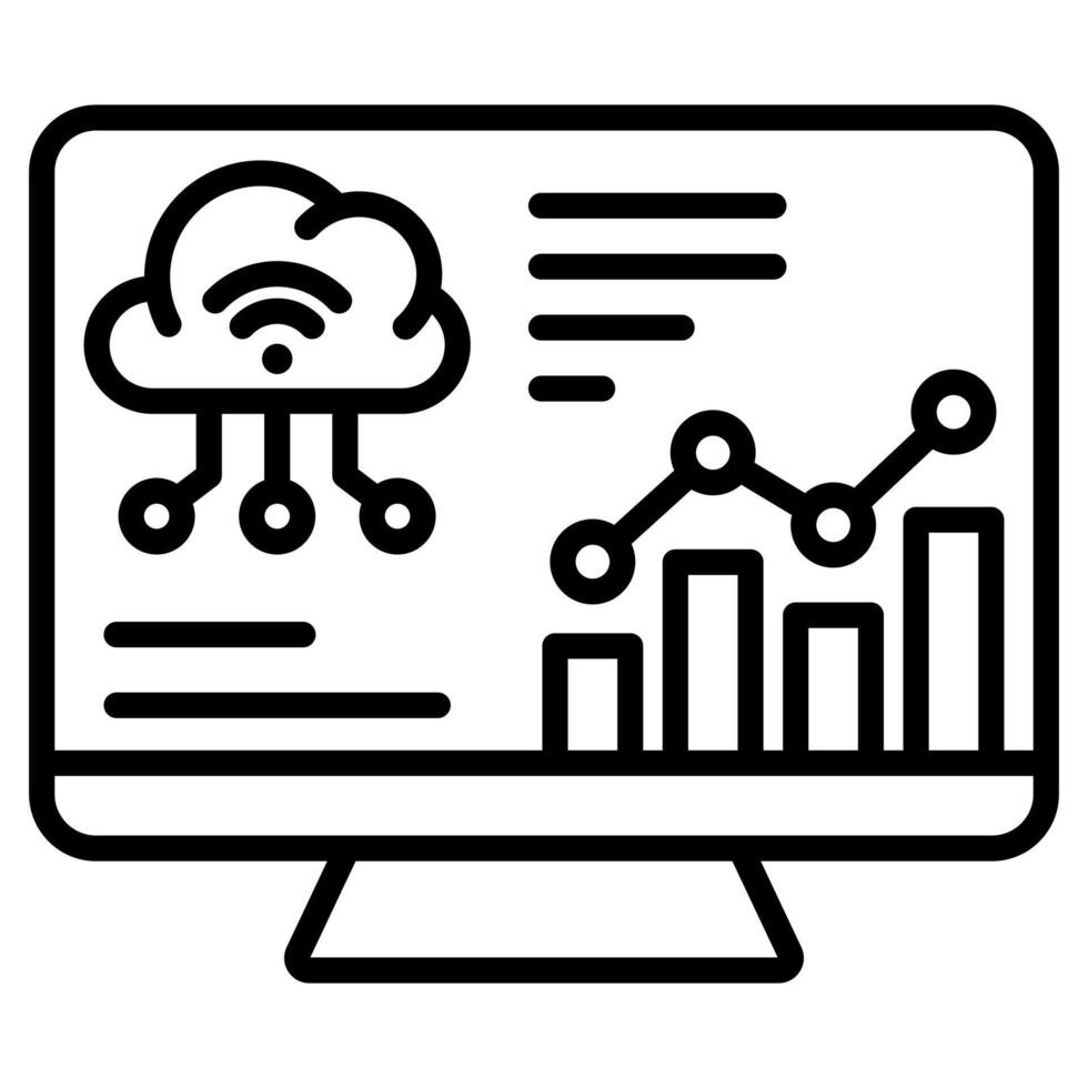 IoT Visualization icon line vector illustration 38493567 Vector Art at ... IoT Visualization icon line vector illustration 38493567 Vector Art at ...