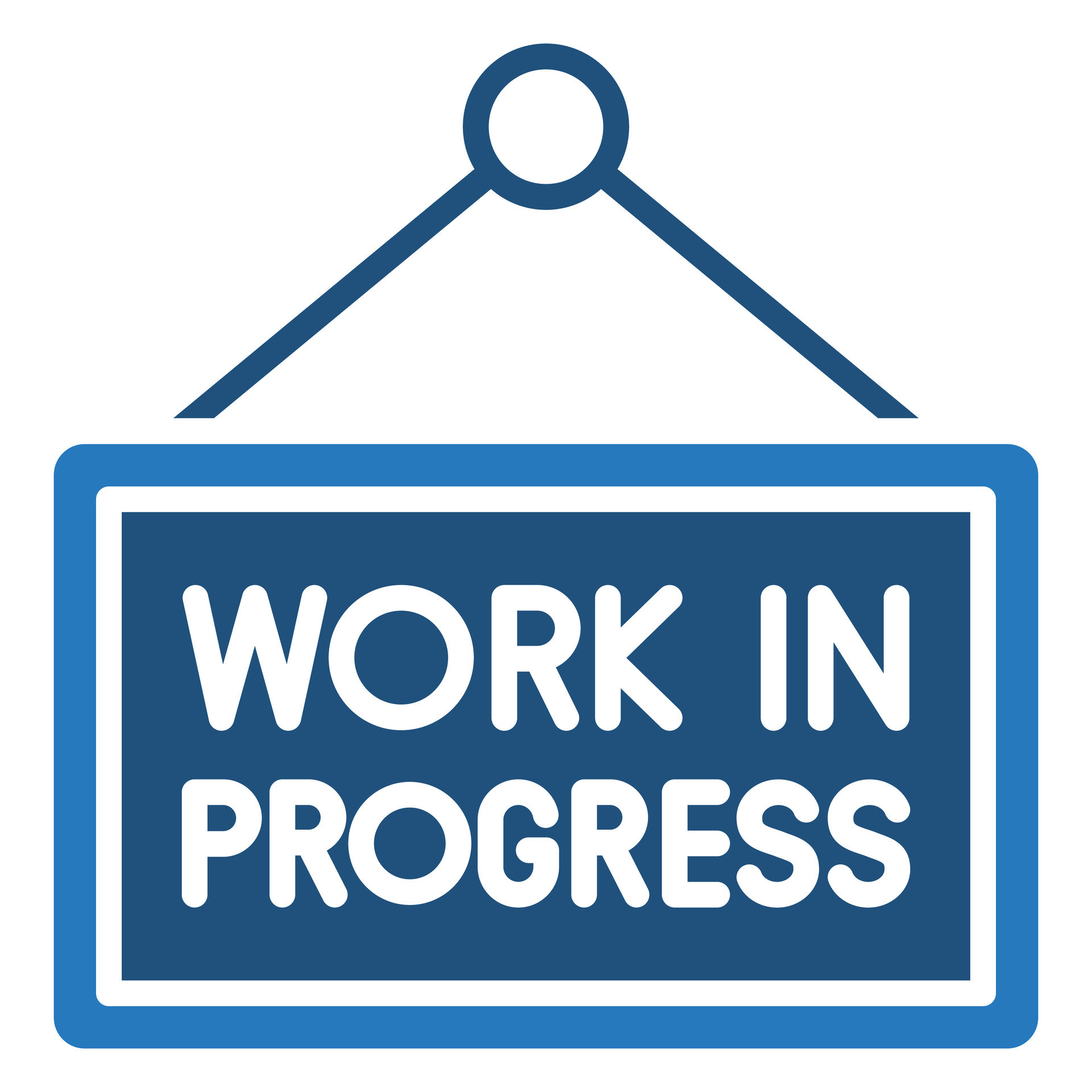 Work in Progress icon line vector illustration 38493945 Vector Art at ...