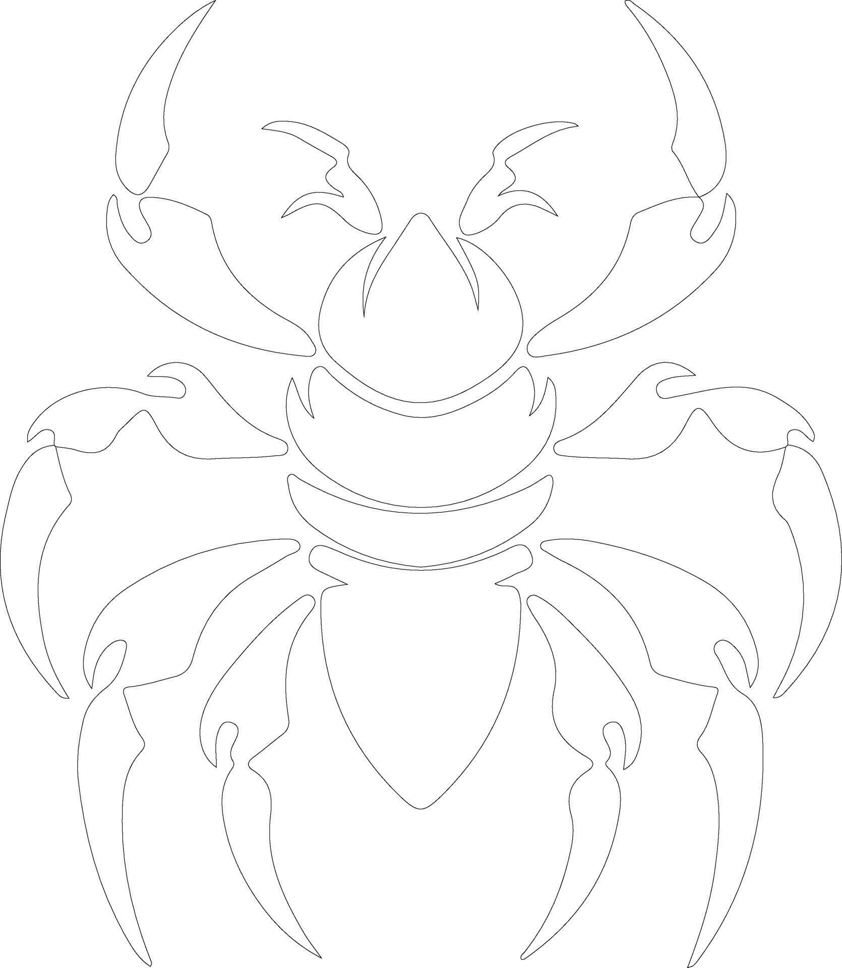 Arthropod Outline Silhouette 38495368 Vector Art At Vecteezy