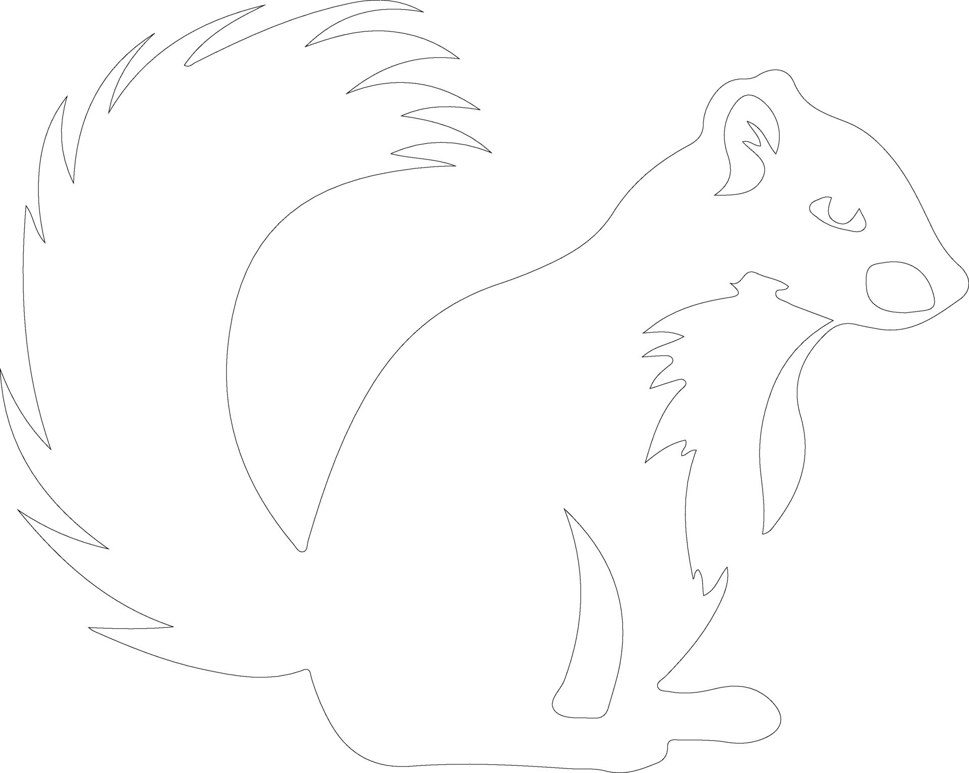 skunk outline silhouette 38495762 Vector Art at Vecteezy skunk outline silhouette 38495762 Vector Art at Vecteezy