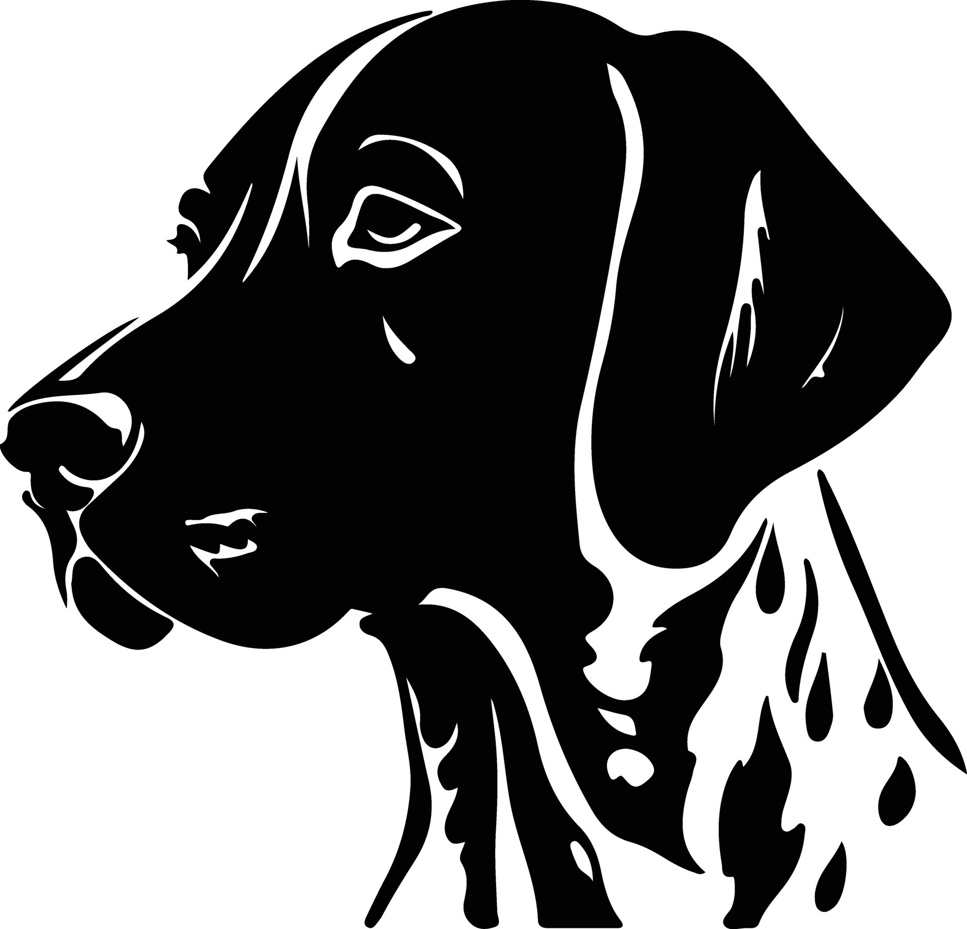 German Shorthaired Pointer silhouette portrait 38496438 Vector Art at ... German Shorthaired Pointer silhouette portrait 38496438 Vector Art at ...
