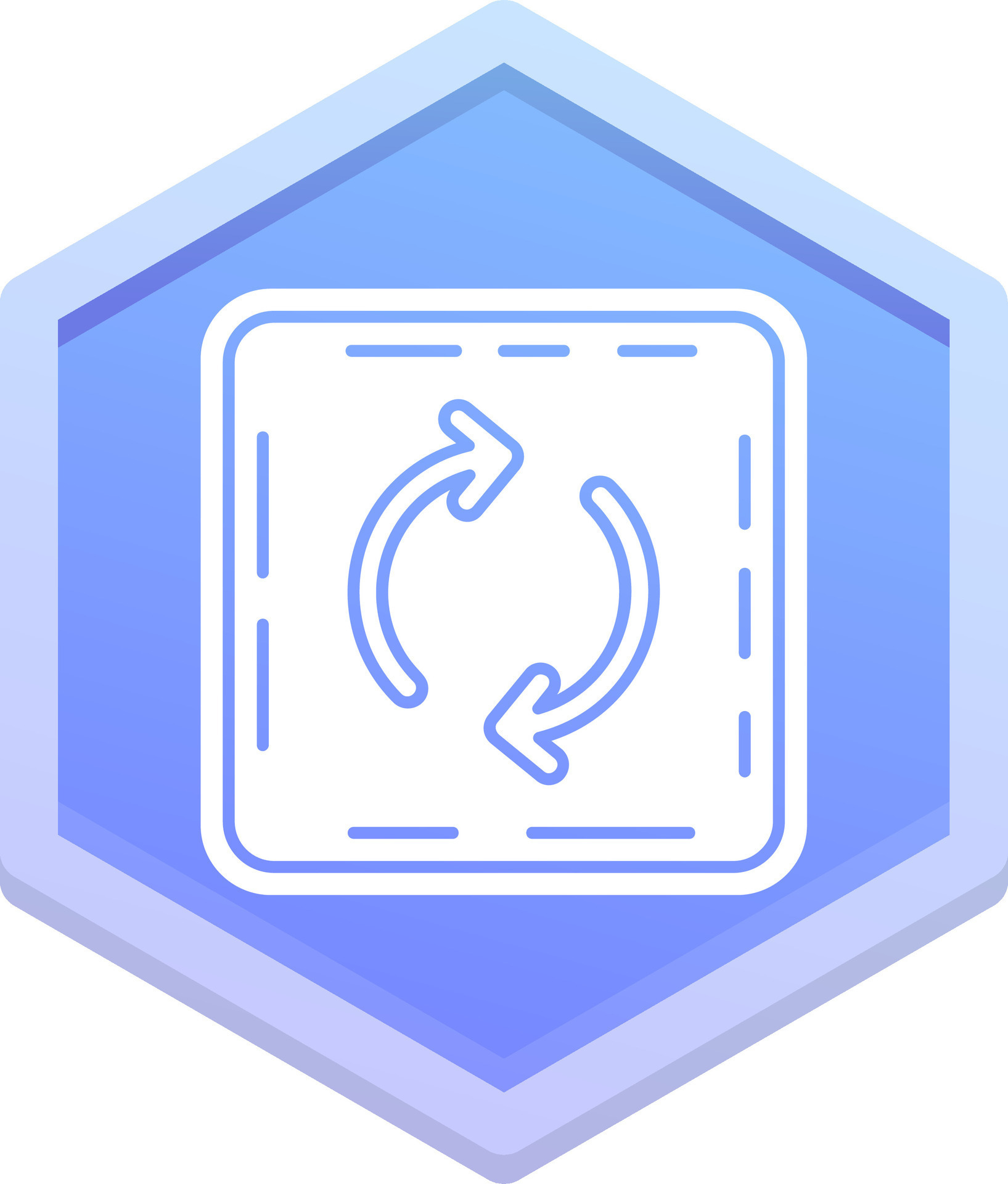 Loop Polygon Icon 38502363 Vector Art at Vecteezy