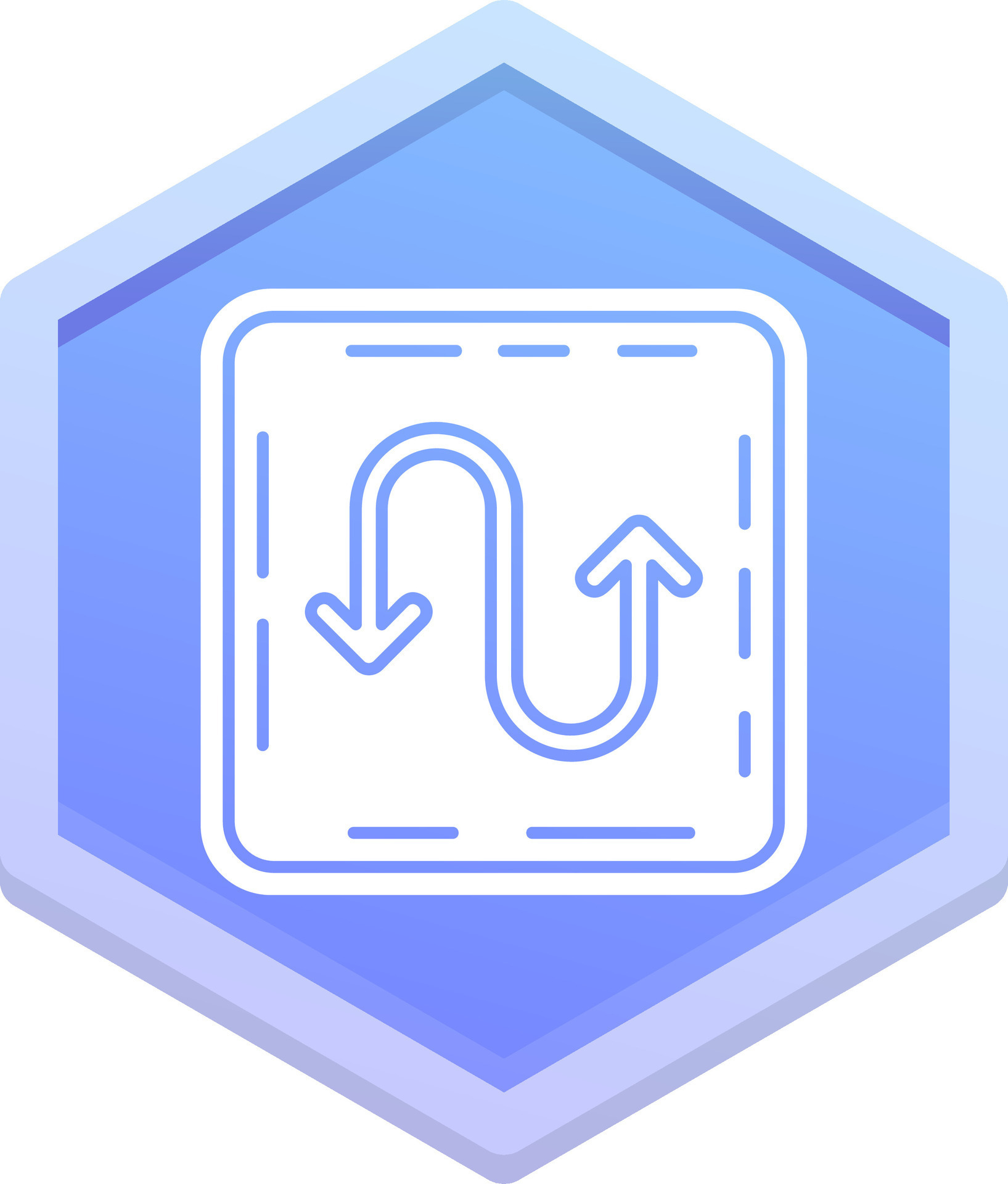 Zigzag Polygon Icon 38502515 Vector Art at Vecteezy