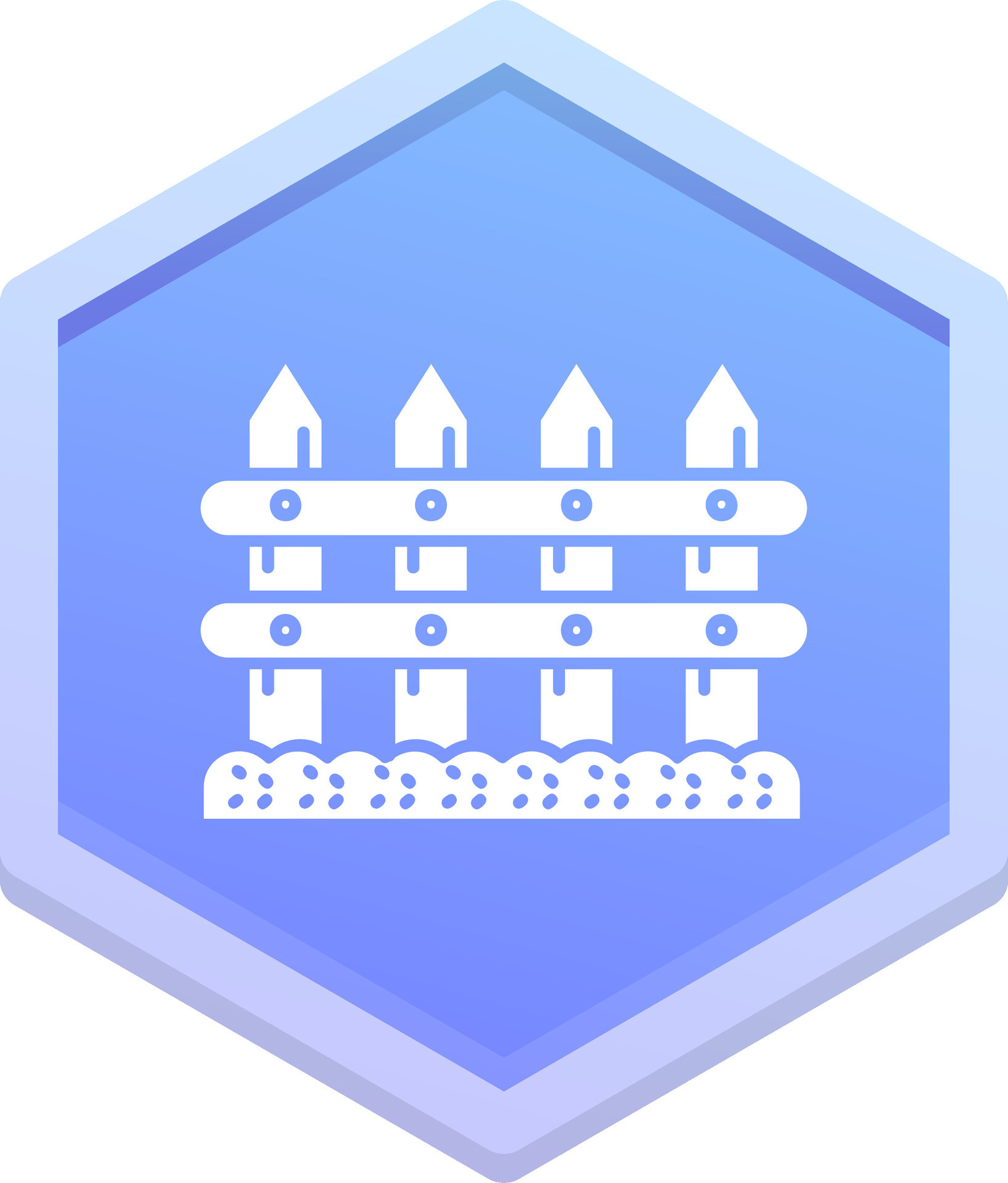 Fence Polygon Icon 38505997 Vector Art at Vecteezy