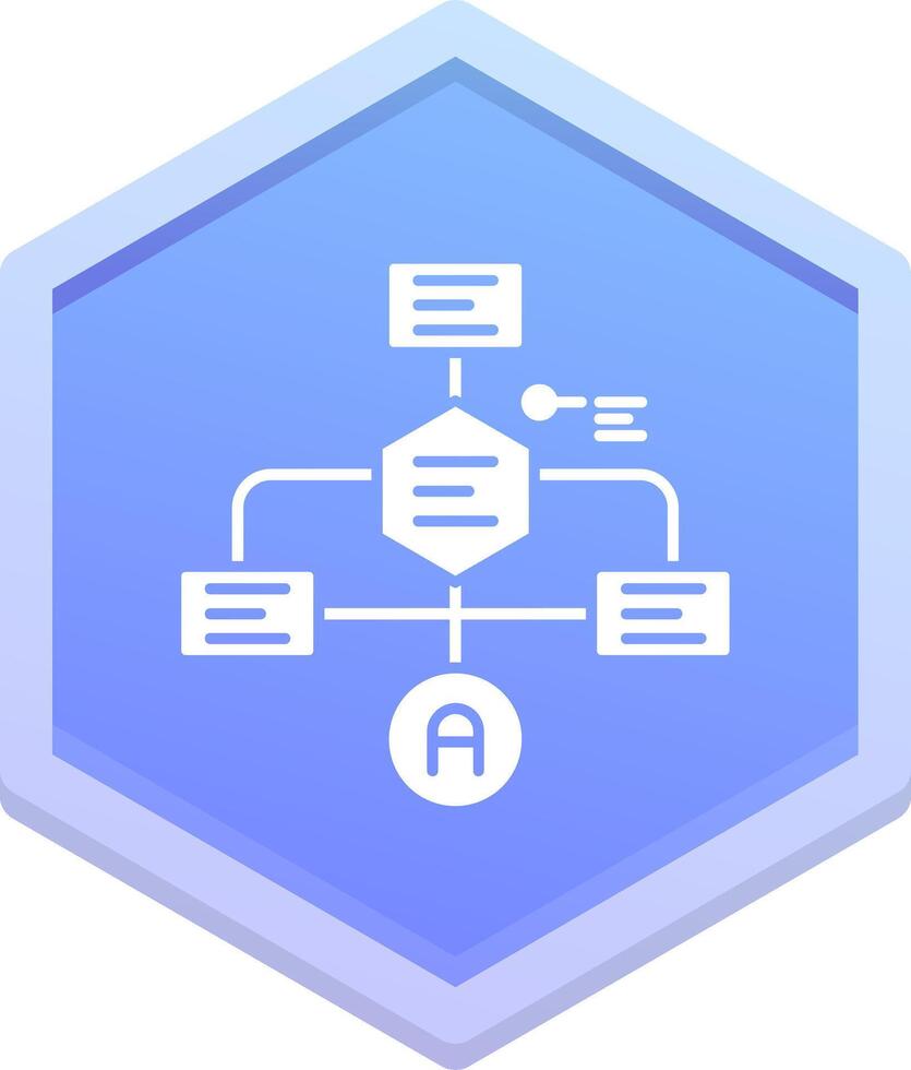 Flowchart Polygon Icon 38506130 Vector Art at Vecteezy