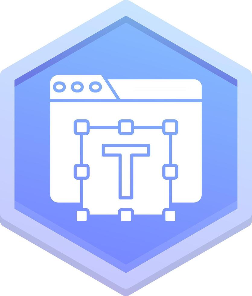 Typography Polygon Icon 38507251 Vector Art at Vecteezy