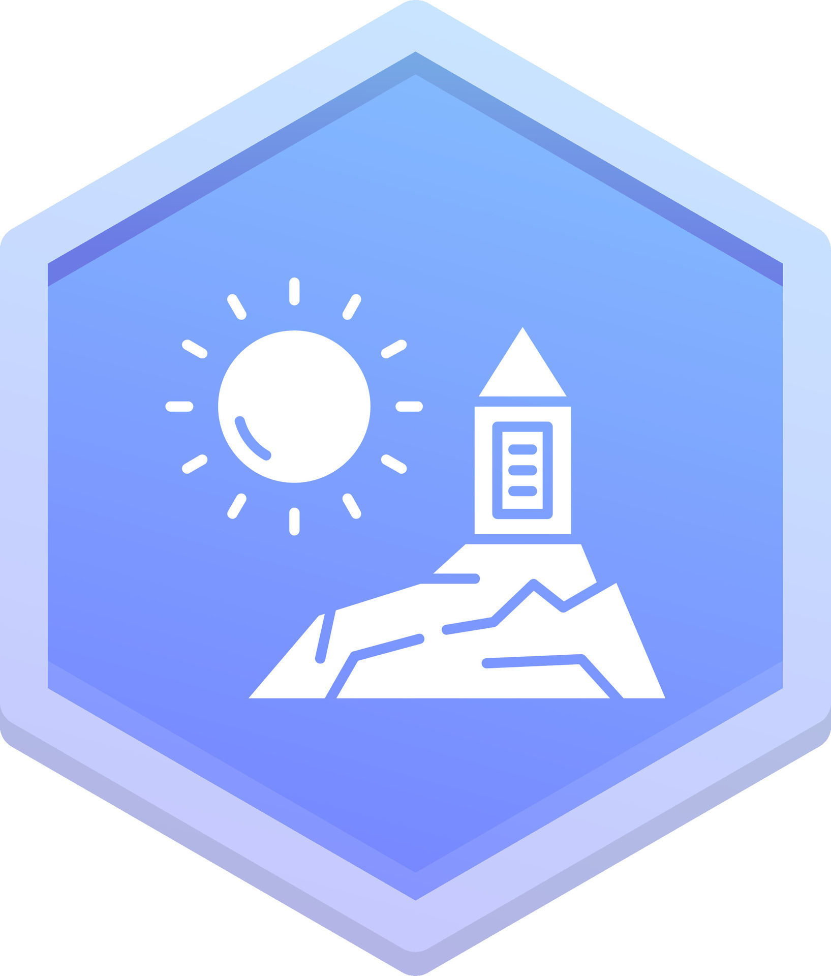 Mount arafat Polygon Icon 38507472 Vector Art at Vecteezy