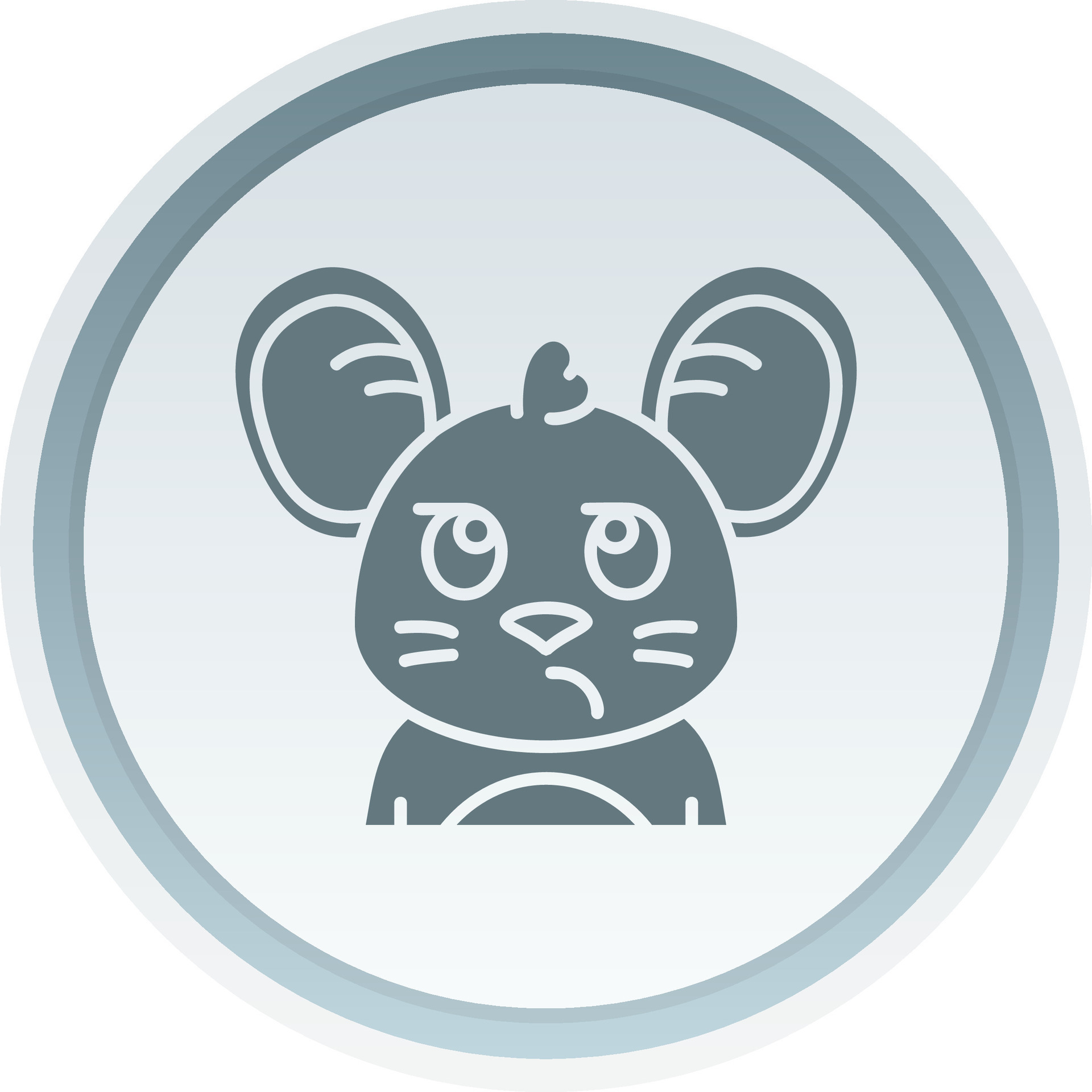 Suspicious Solid button Icon 38513573 Vector Art at Vecteezy