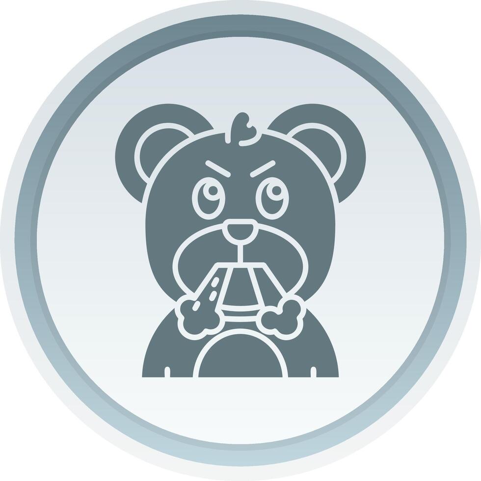 Angry Solid button Icon 38513611 Vector Art at Vecteezy